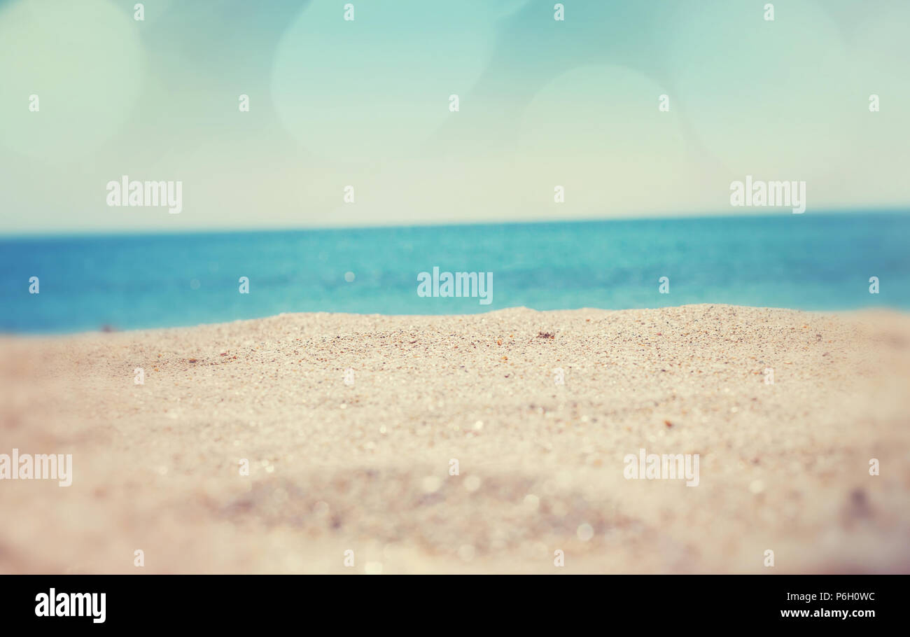 Blurred beach background Stock Photo - Alamy