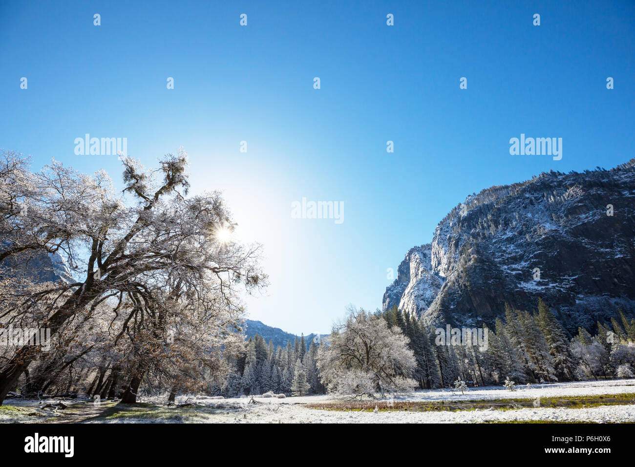Beautiful early spring landscapes in Yosemite National Park, Yosemite ...