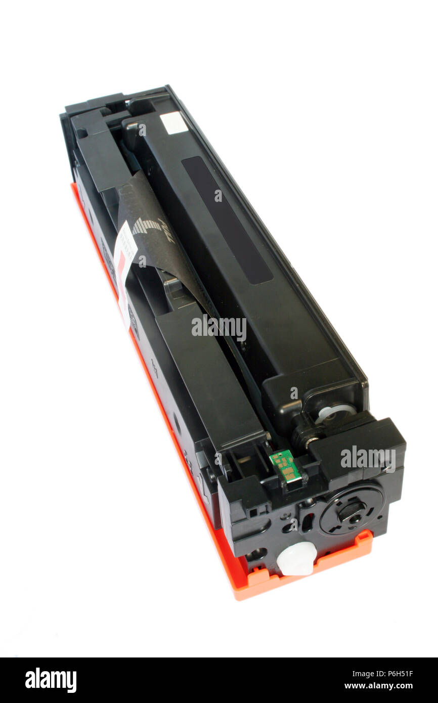 Laser printer toner cartridge at the white background Stock Photo - Alamy