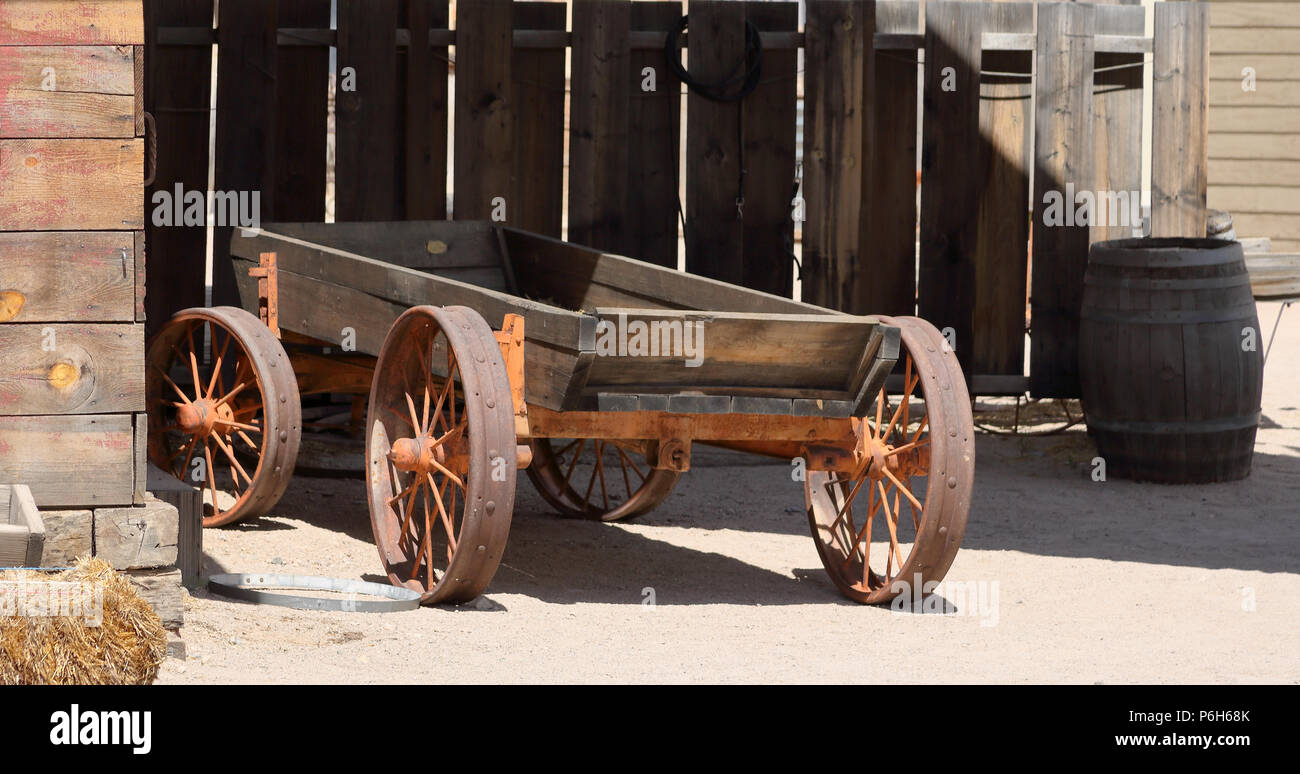Old wagon frame hi-res stock photography and images - Alamy