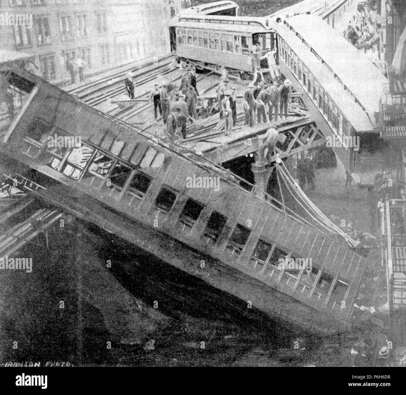 1905 New-York Subway-Accident Stock Photo - Alamy