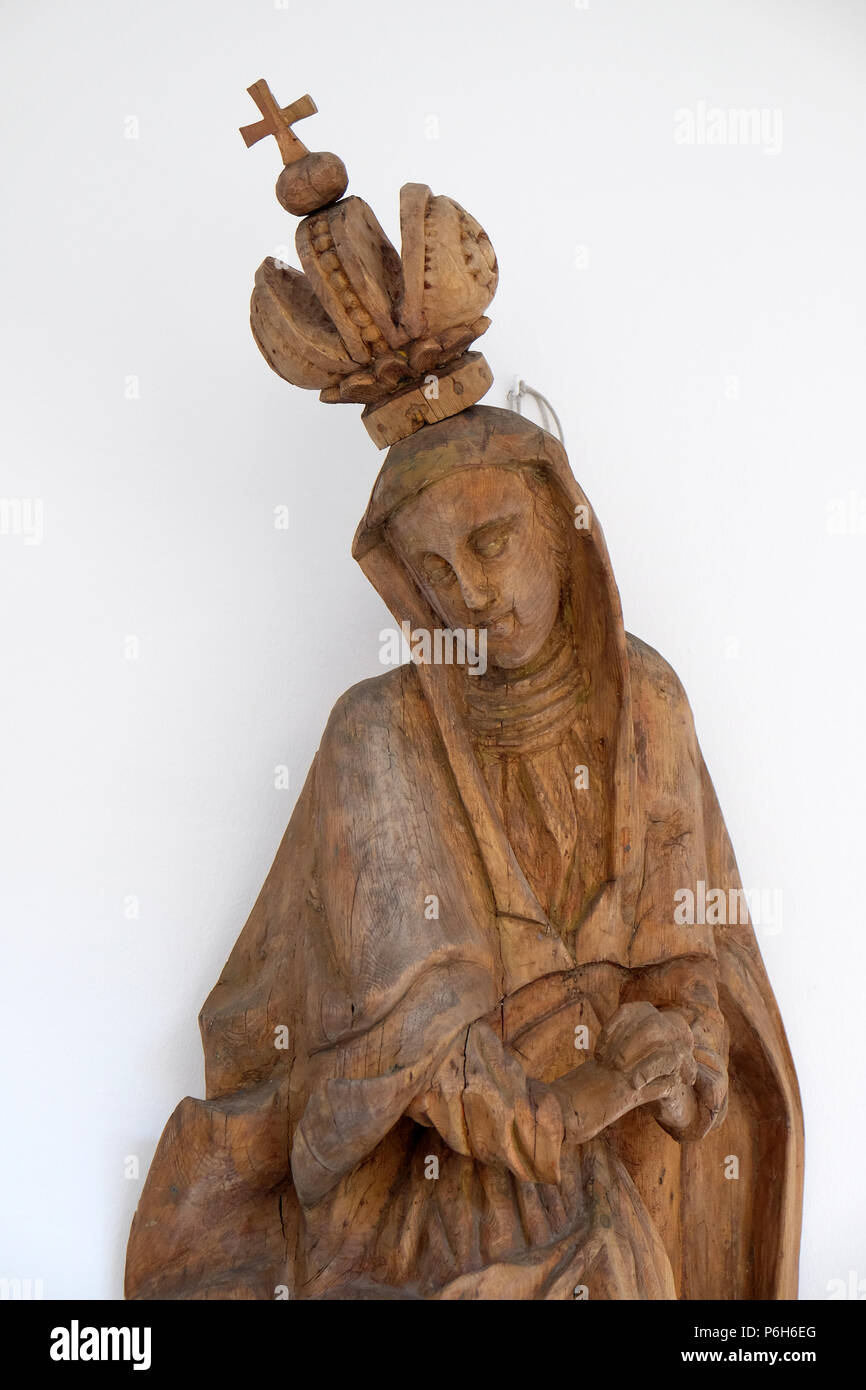Virgin Mary statue, Convent of the Sisters of Holy Cross in Gemunden ...