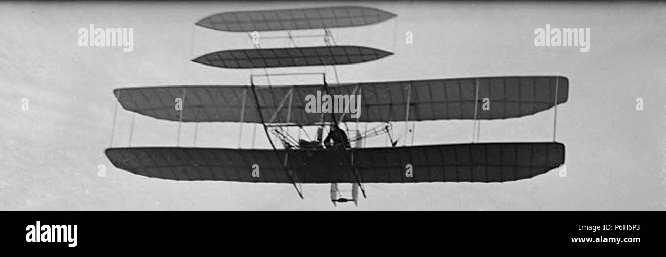 1905 Wright Flyer III (flight 46 Stock Photo - Alamy