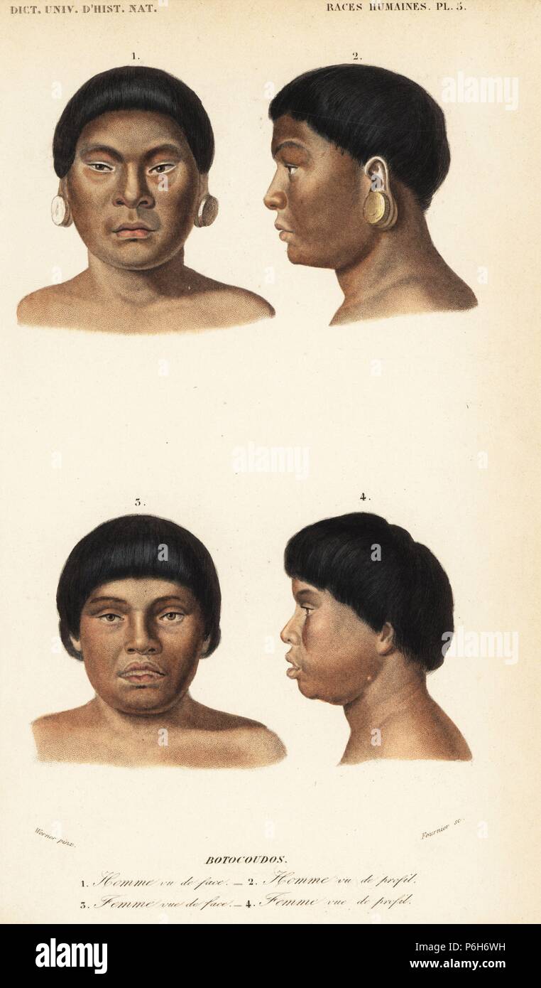 Botocudo tribe hi-res stock photography and images - Alamy