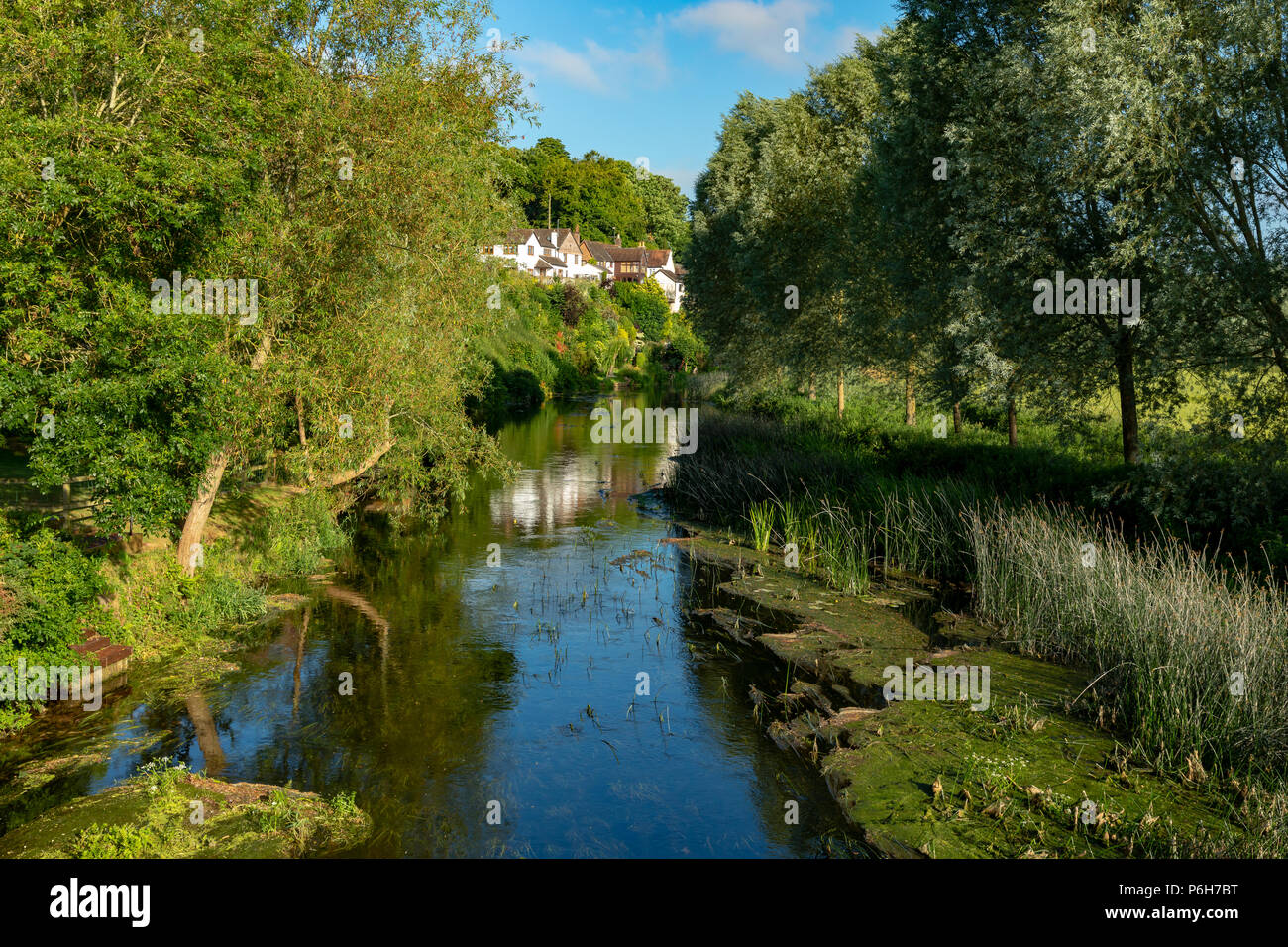 Spetisbury Dorset England June 30, 2018 The river Stour Stock Photo - Alamy