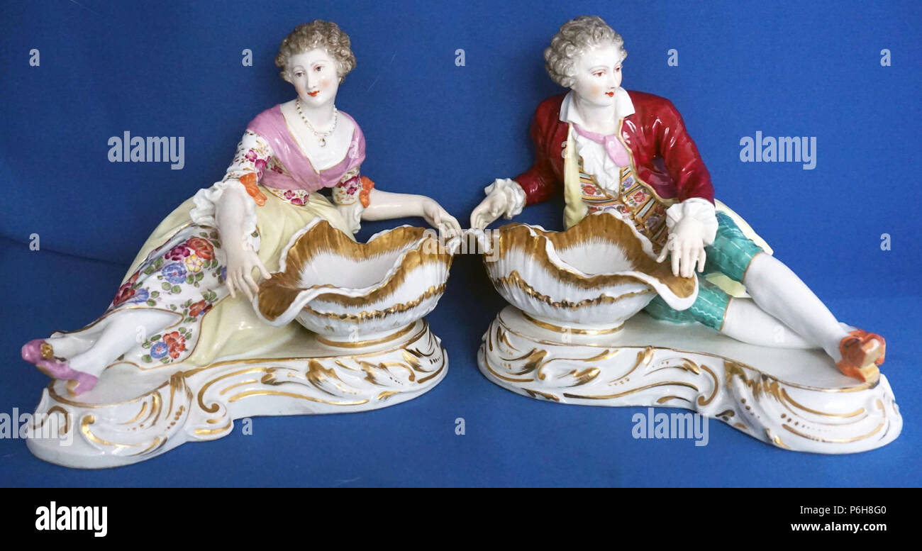 Antique Continental German Porcelain Figure Figurine Stock Photo - Alamy