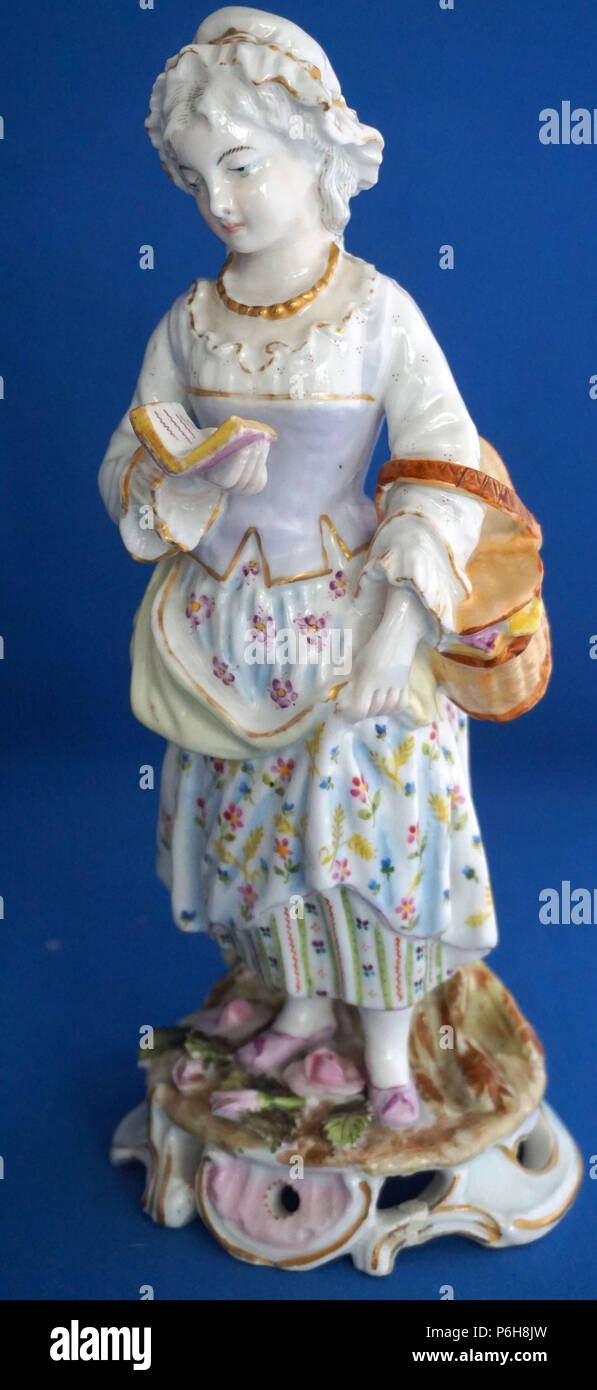 Antique Continental German Porcelain Figure Figurine Stock Photo - Alamy