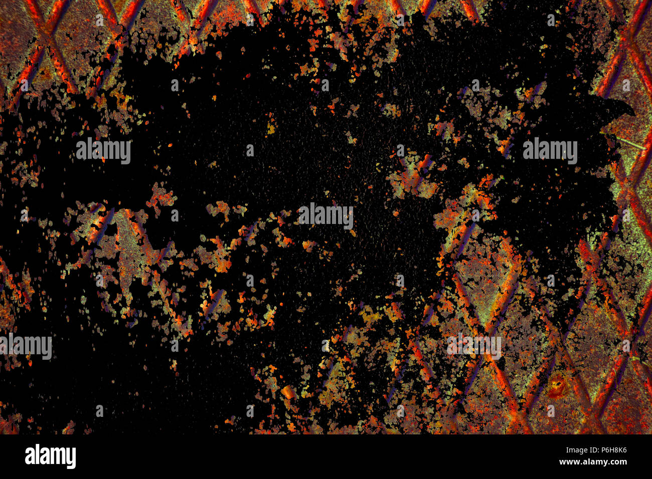 Grunge Ultra orange Stainless steel texture, iron background for ...