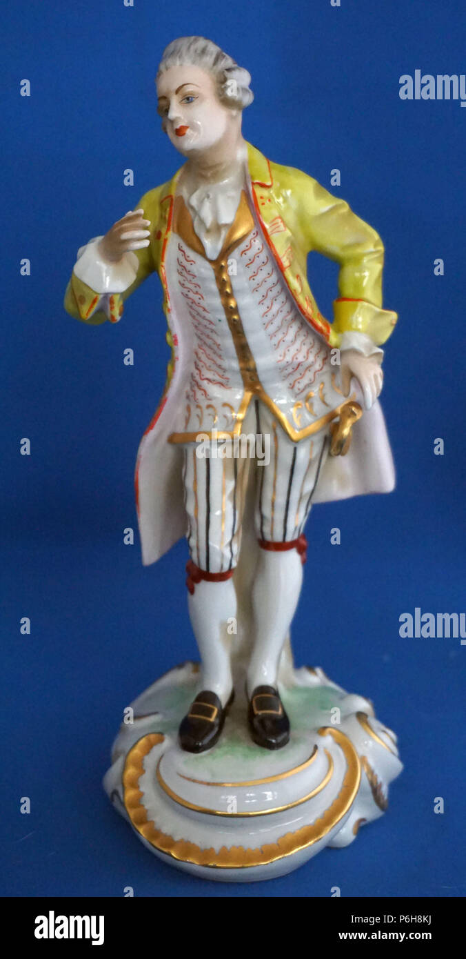 Antique Continental German Porcelain Figure Figurine Stock Photo - Alamy