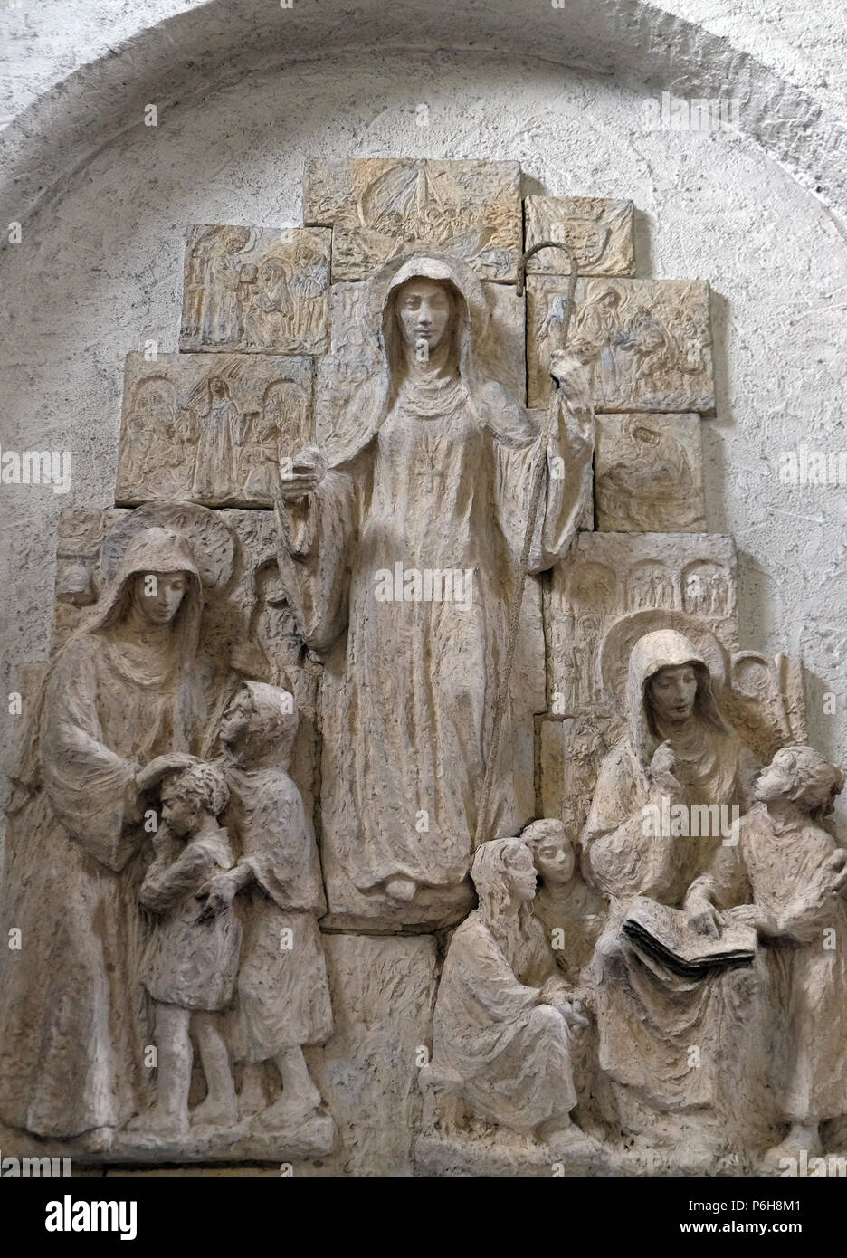 Saints Lioba of Tauberbischofsheim, Walburga of Heidenheim and Thekla ...