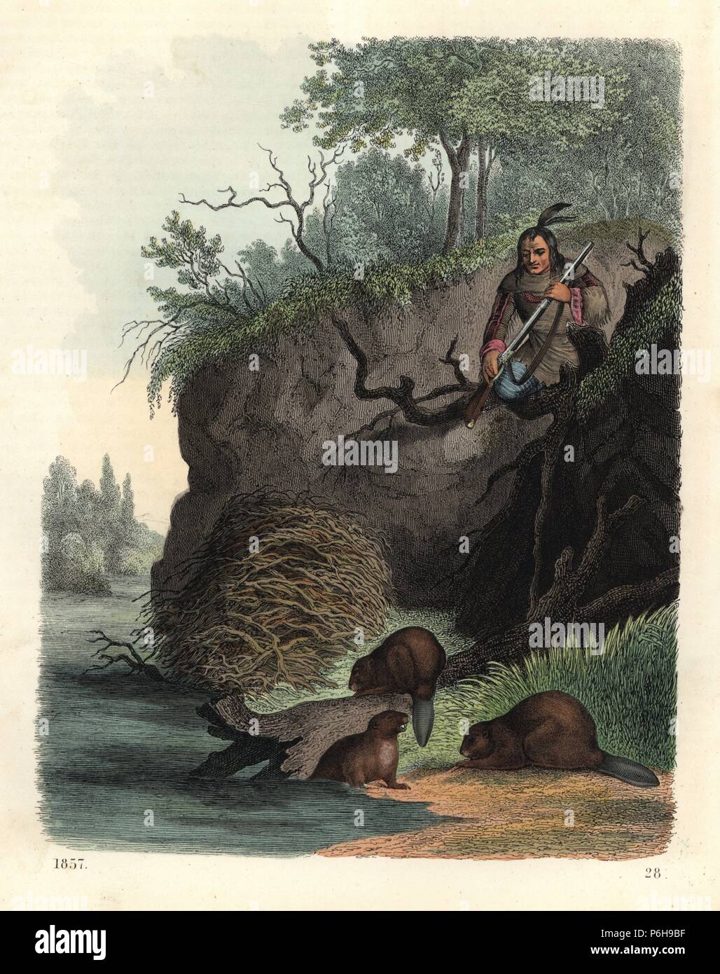Native american hunter hi-res stock photography and images - Alamy
