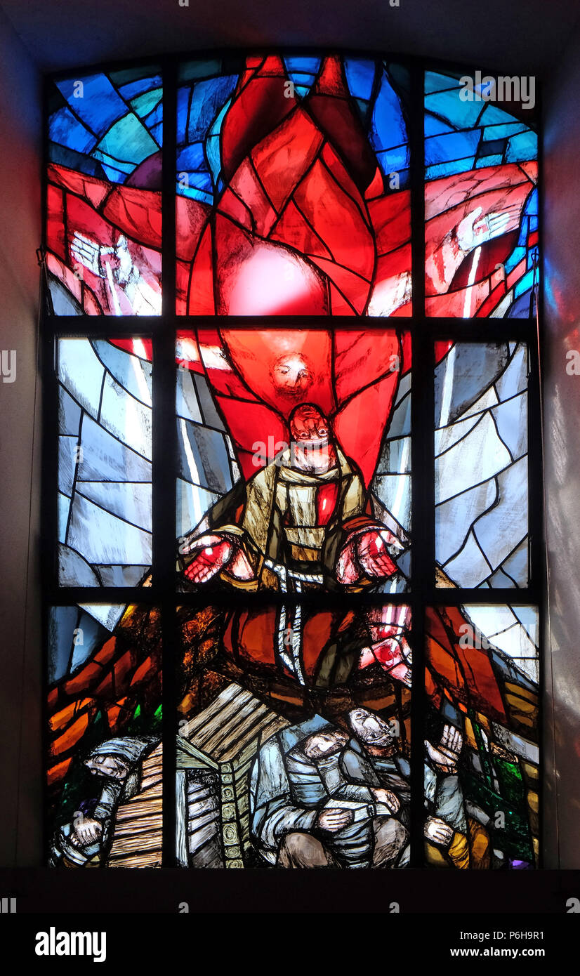 Canticle of the Sun by Saint Francis of Assisi, stained glass window by ...