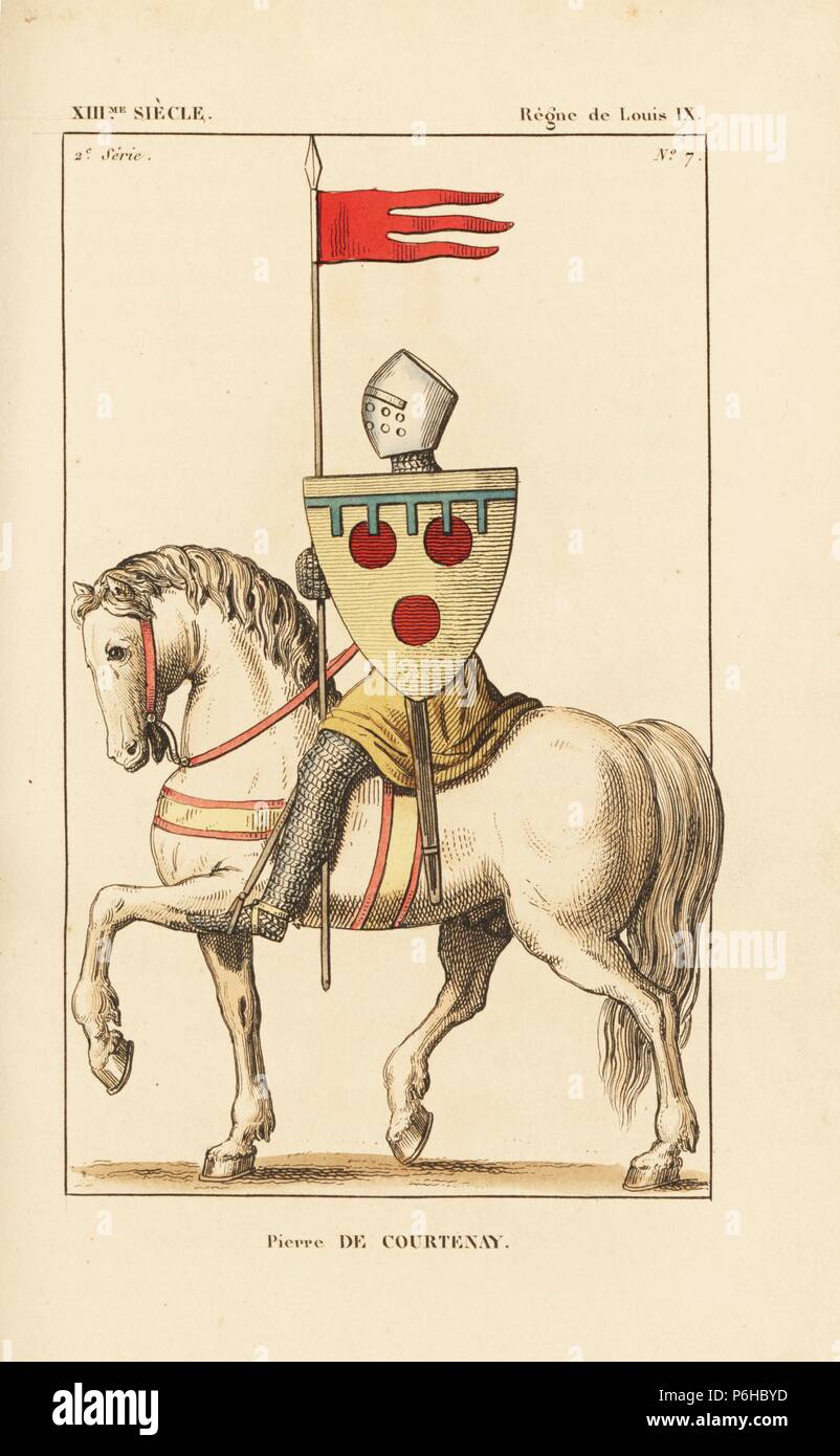 Pierre de Courtenay or Peter II of Courtenay, Emperor of Constantinople ...