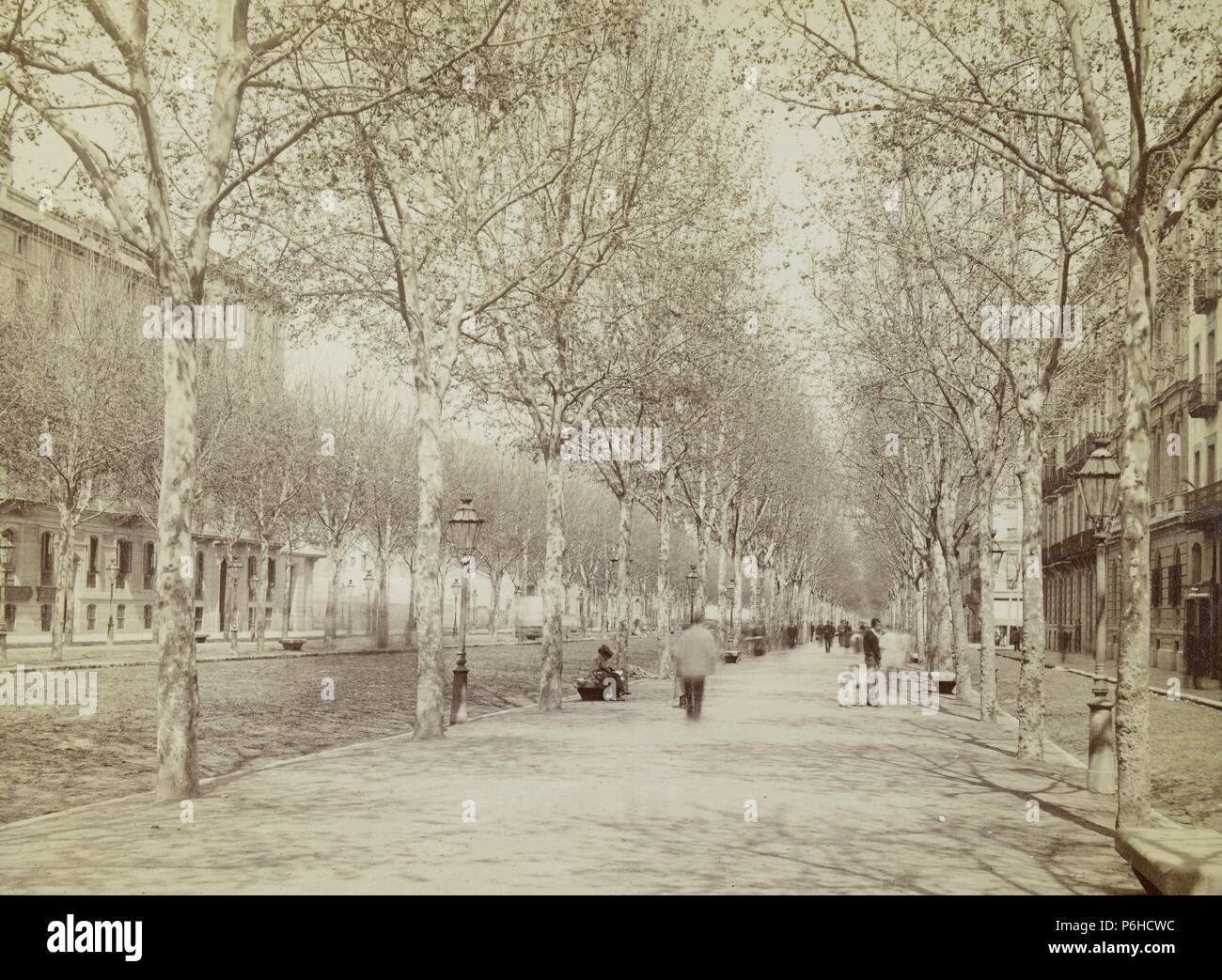Barcelona, Calle Cortes (Gran-vía Stock Photo - Alamy