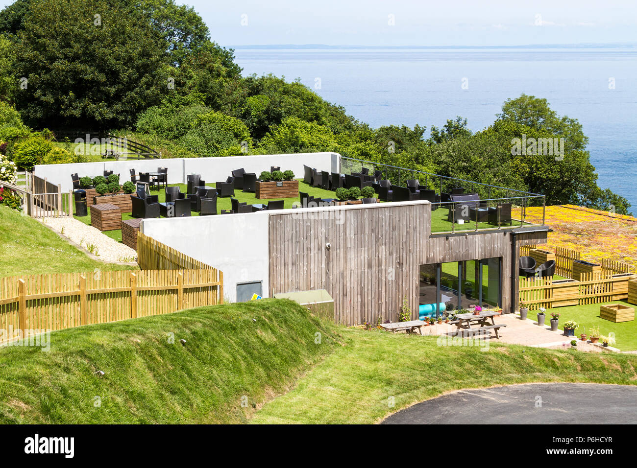 Sandy Cove Hotel, North Devon,England,UK Stock Photo - Alamy