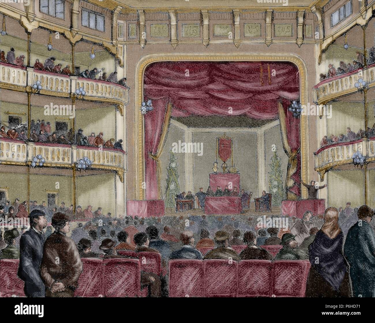 The first spanish workers' congress hi-res stock photography and images ...