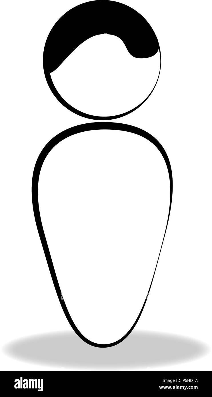 Icon - Single user - Vector Stock Vector Image & Art - Alamy