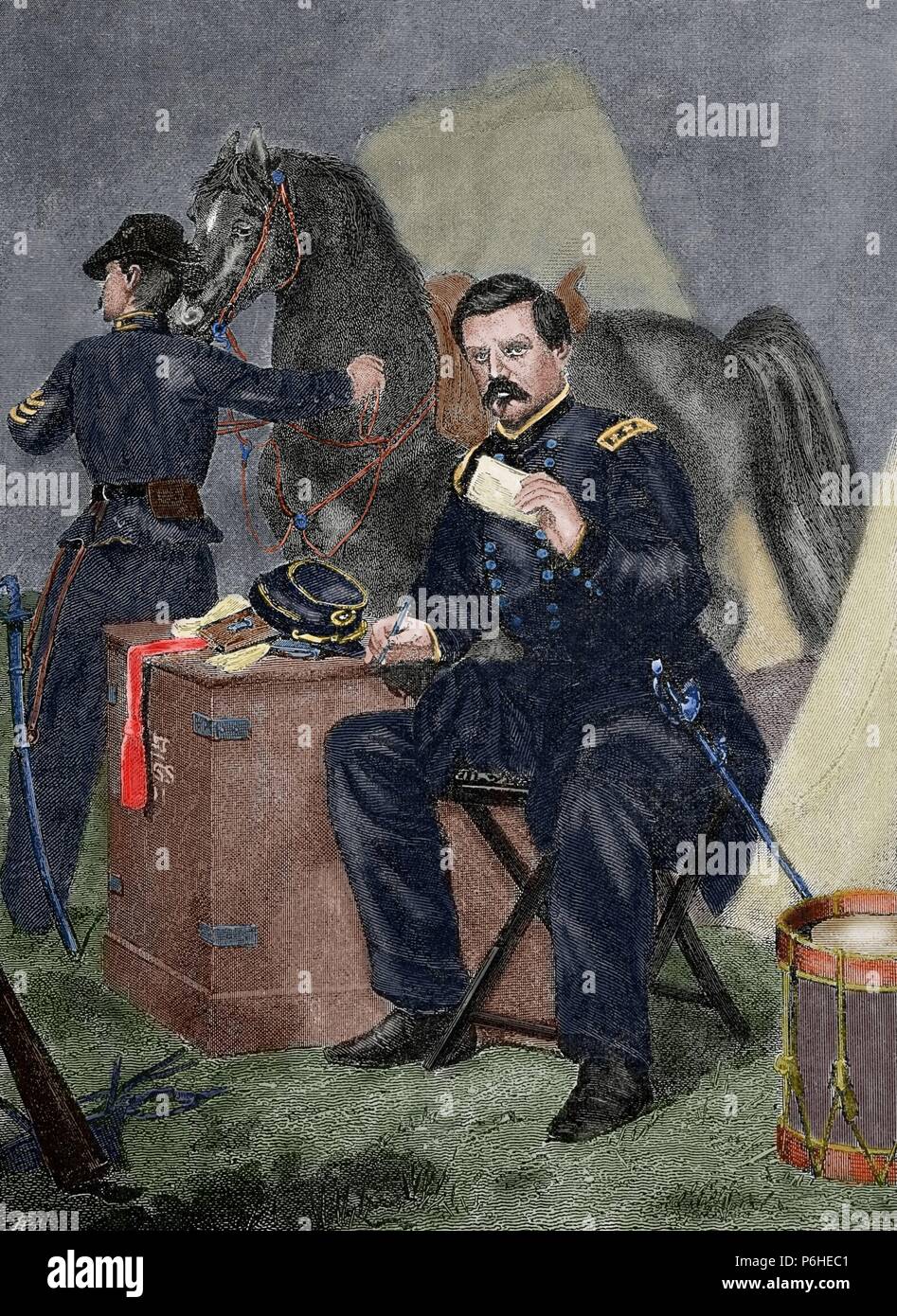 George Brinton McClellan (1826 âAi 1885). Major general during the American Civil War and the ...