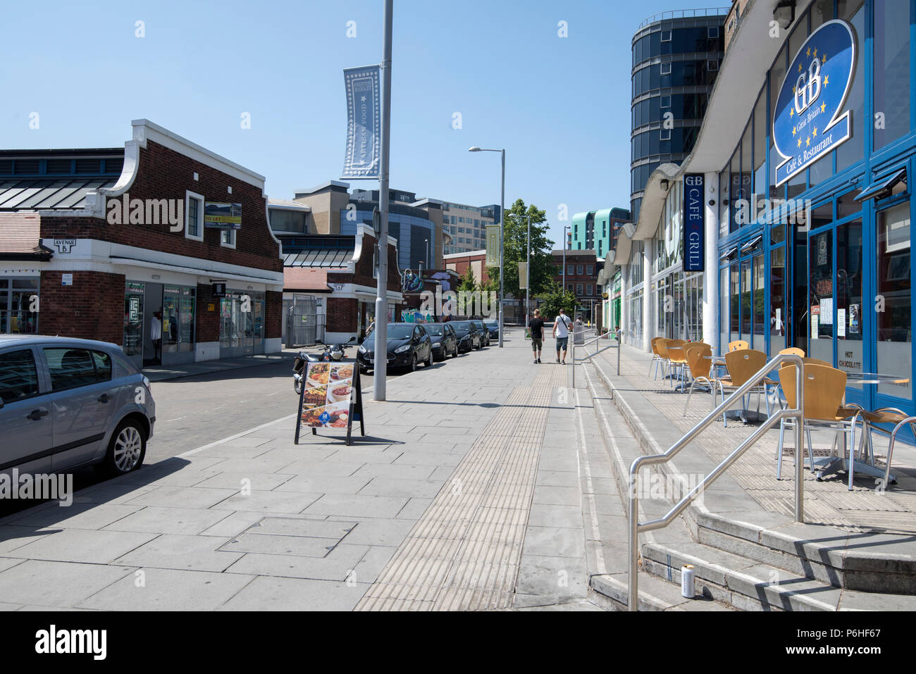 Shopping at Sneinton Market, Nottingham City Nottinghamshire England UK ...