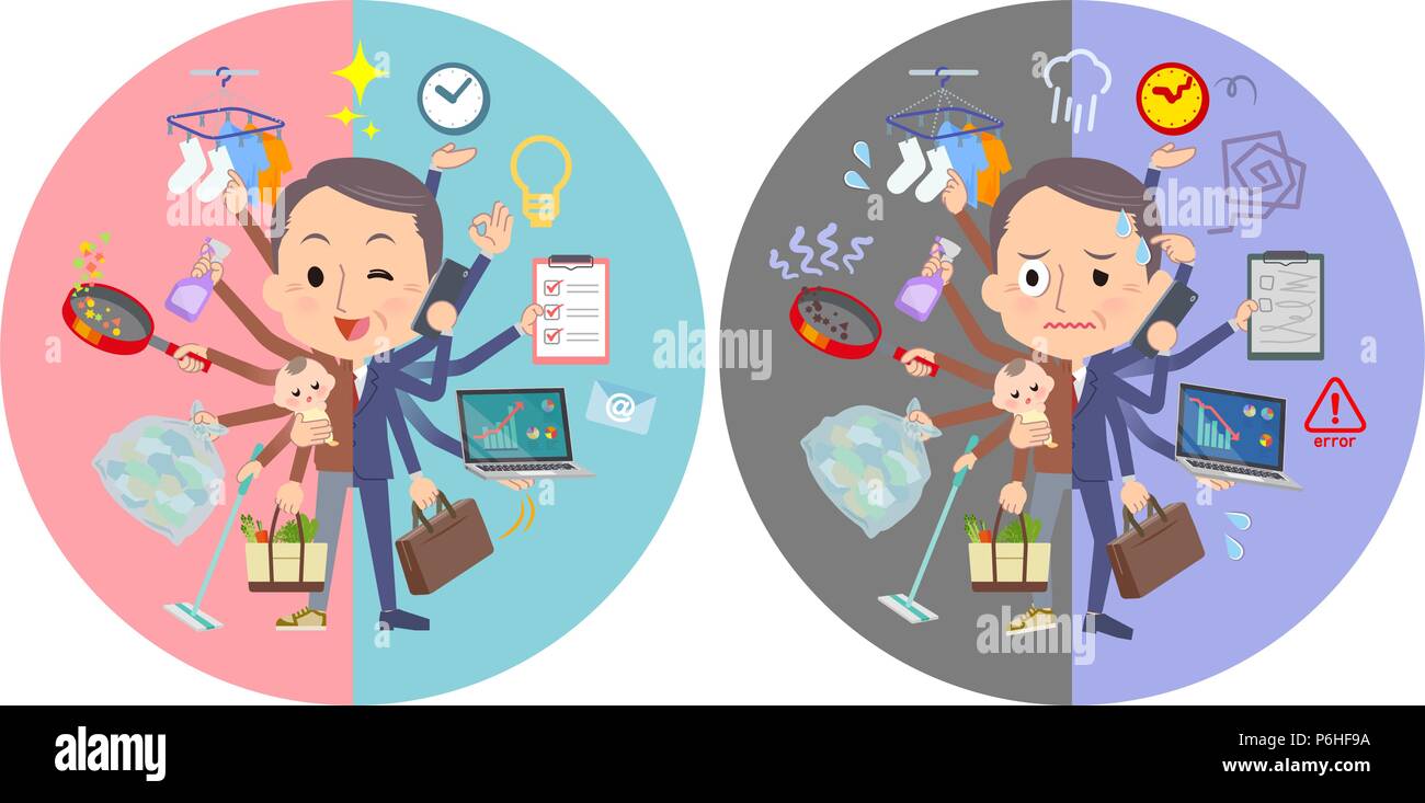 A set of middle men who perform multitasking in offices and private ...