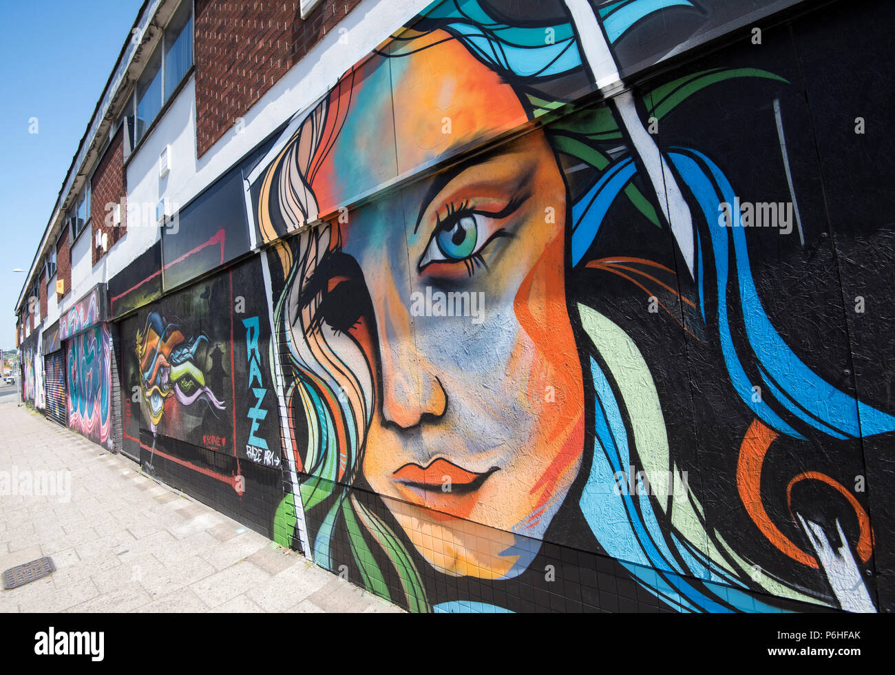 Nottingham nottinghamshire graffiti hi-res stock photography and images ...