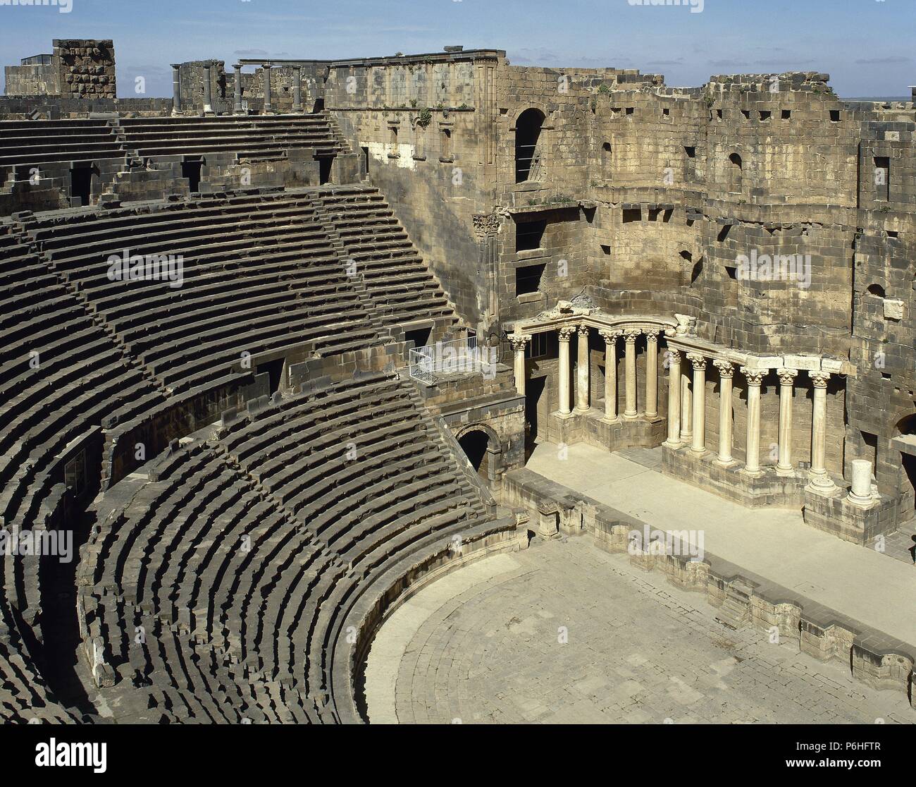 Syria. Bosra. Roman Theatre Stock Photo - Alamy