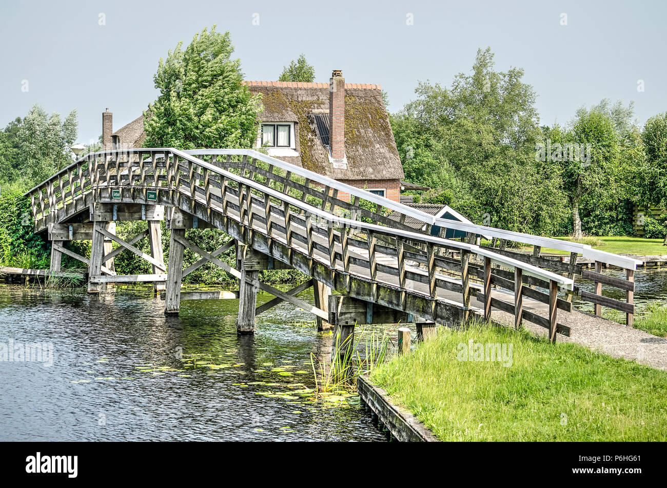 Woonden bridge hi-res stock photography and images - Alamy