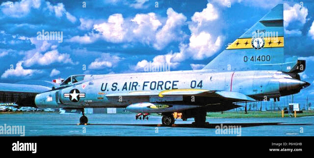 190th Fighter-Interceptor Squadron F-102 Delta Dagger 54-1400 Stock ...