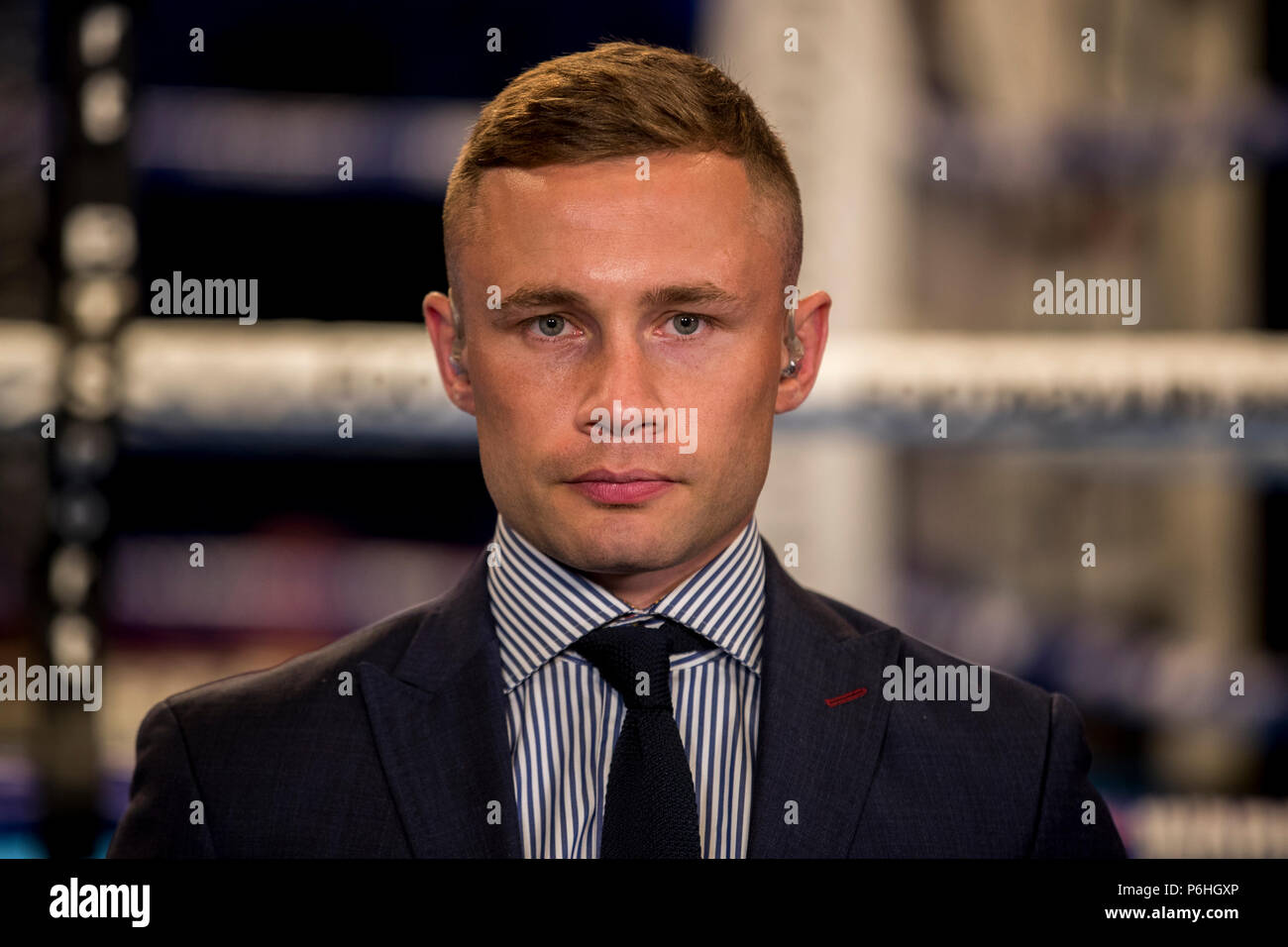 Boxer Carl Frampton at the SSE Arena, Belfast Stock Photo - Alamy