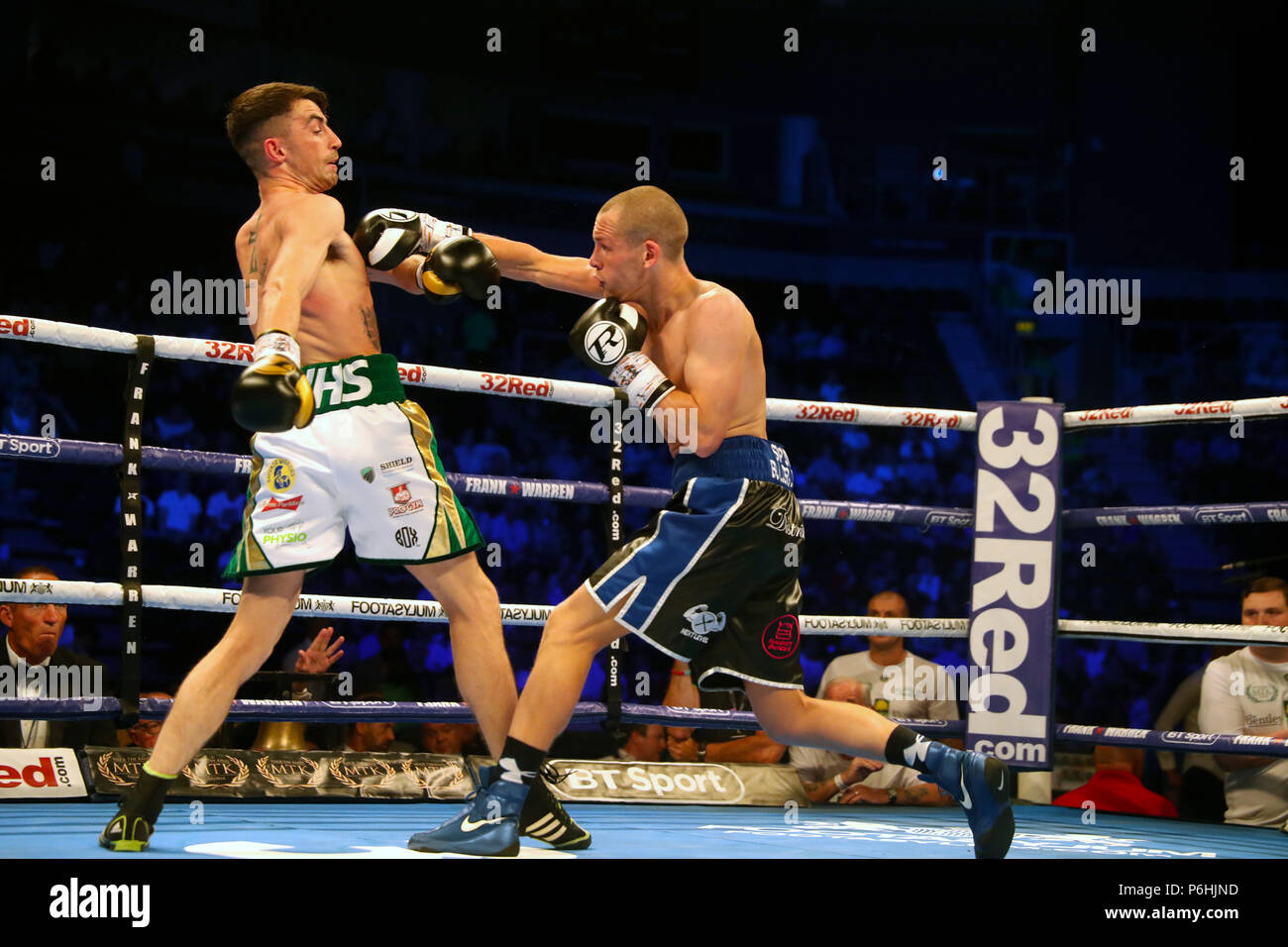 Tyrone McCullagh (left) and Joe Ham during the Celtic Super ...