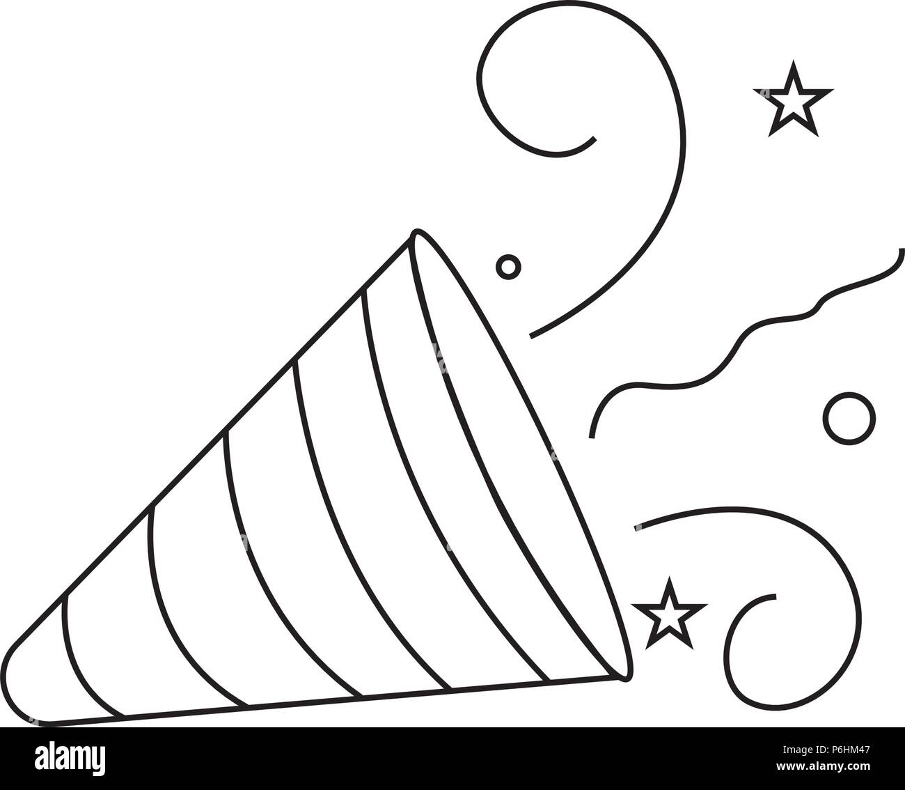 Abstract party object Stock Vector Image & Art - Alamy