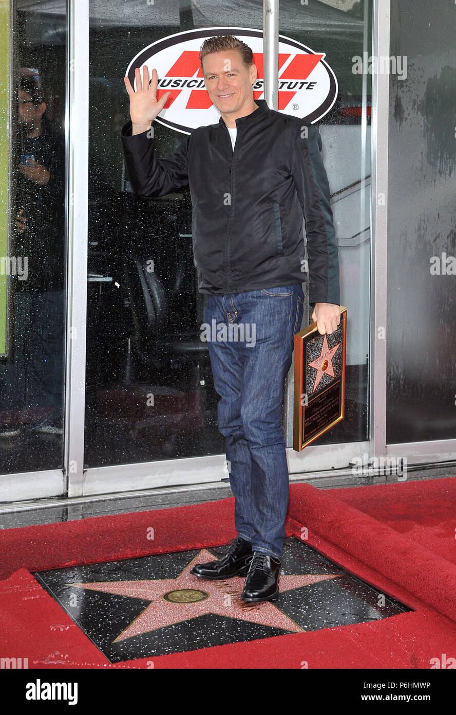 Bryan Adams Honored with a Star on the Hollywood Walk of Fame in Los ...
