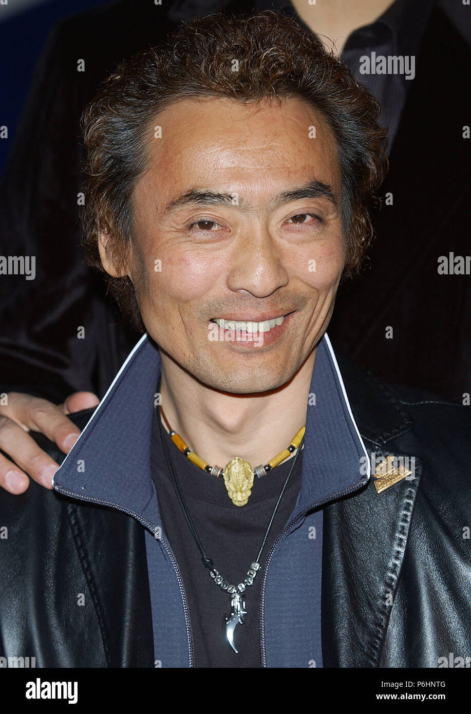 Suit Actor Tsutomu Kitagawa arriving at the Godzilla Final Wars ...