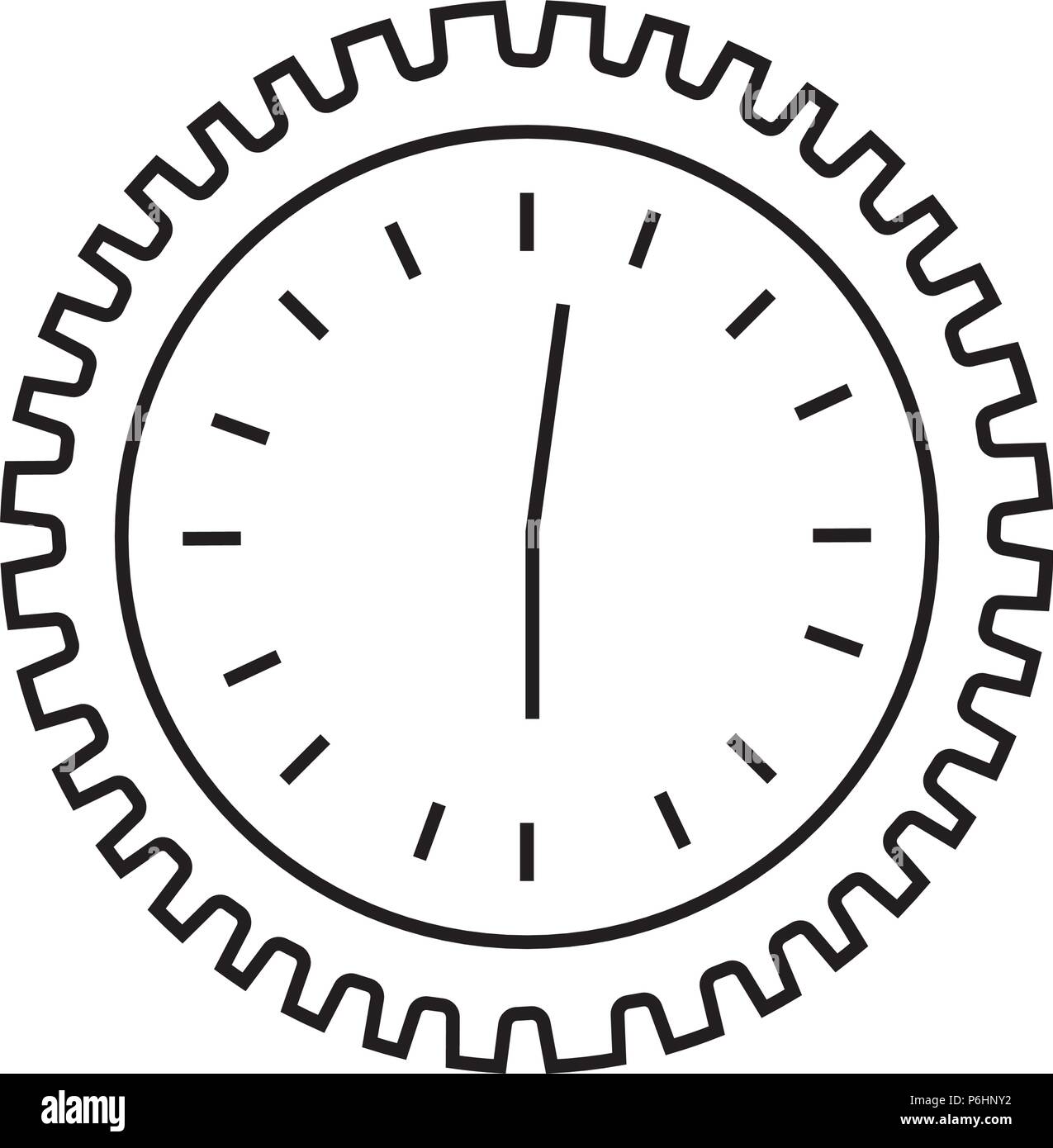 Abstract clock object Stock Vector Image & Art - Alamy