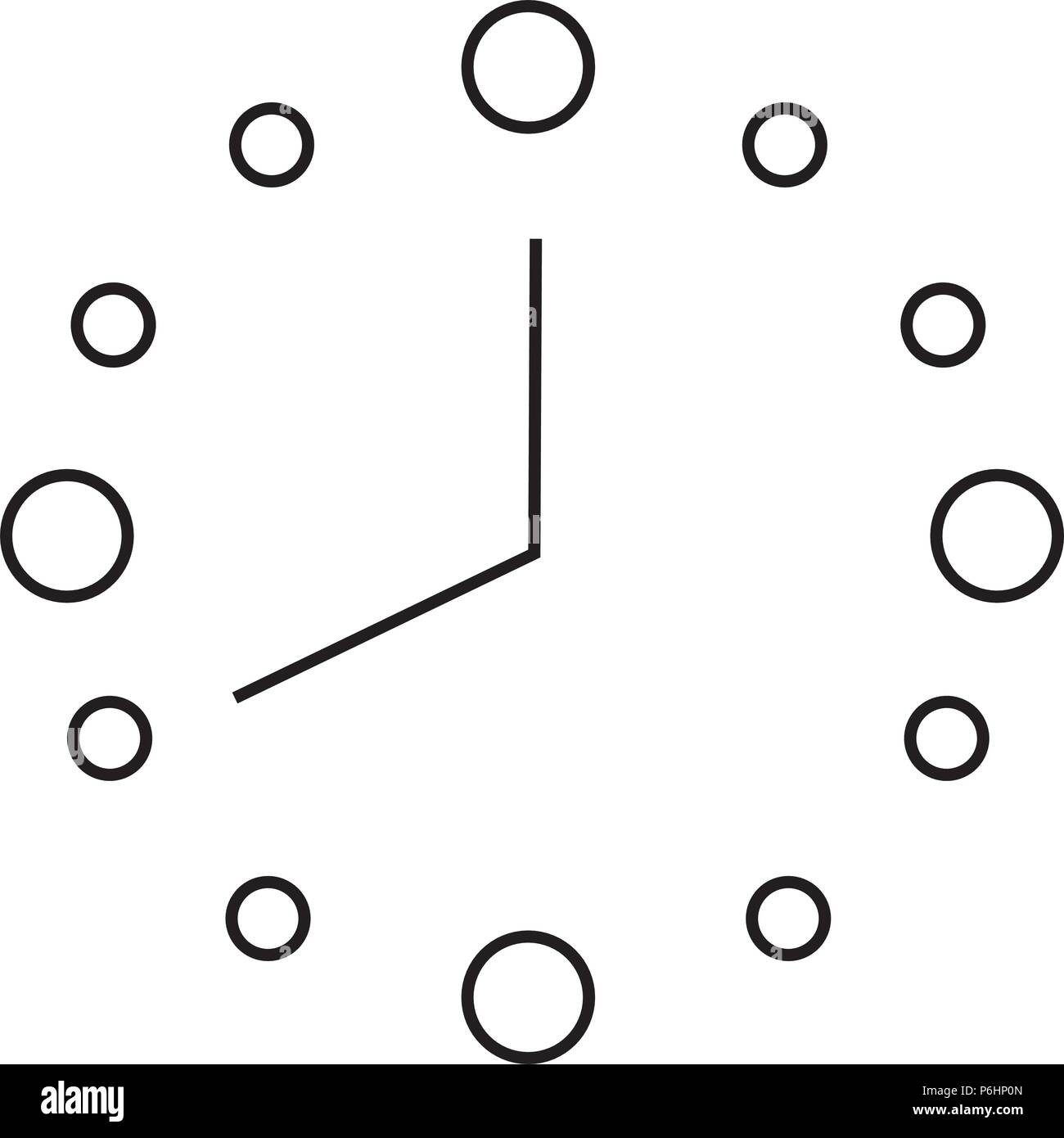 Abstract clock object Stock Vector Image & Art - Alamy