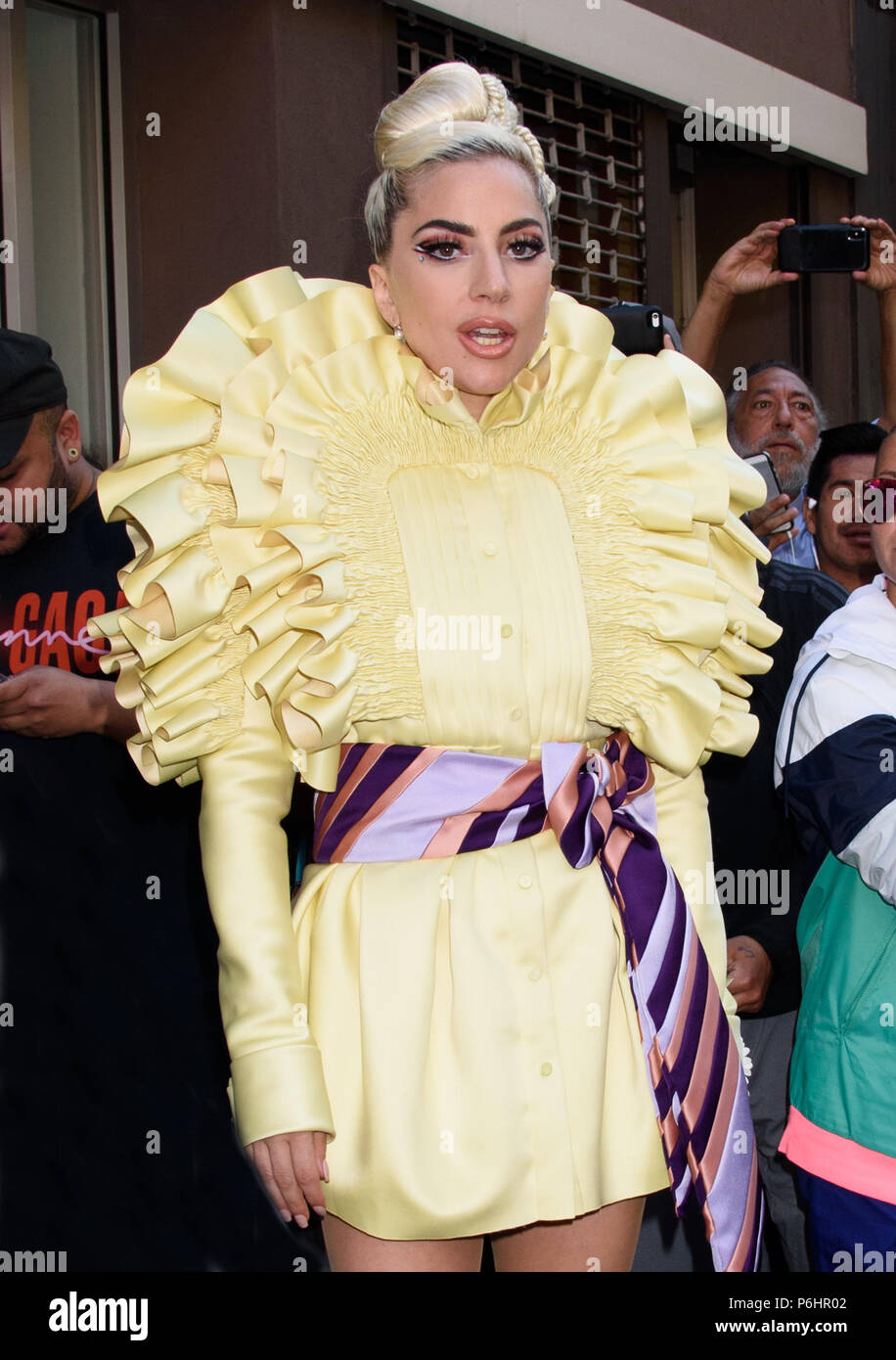 Lady Gaga Departs Recording Studio Featuring: Lady Gaga Where: New York ...