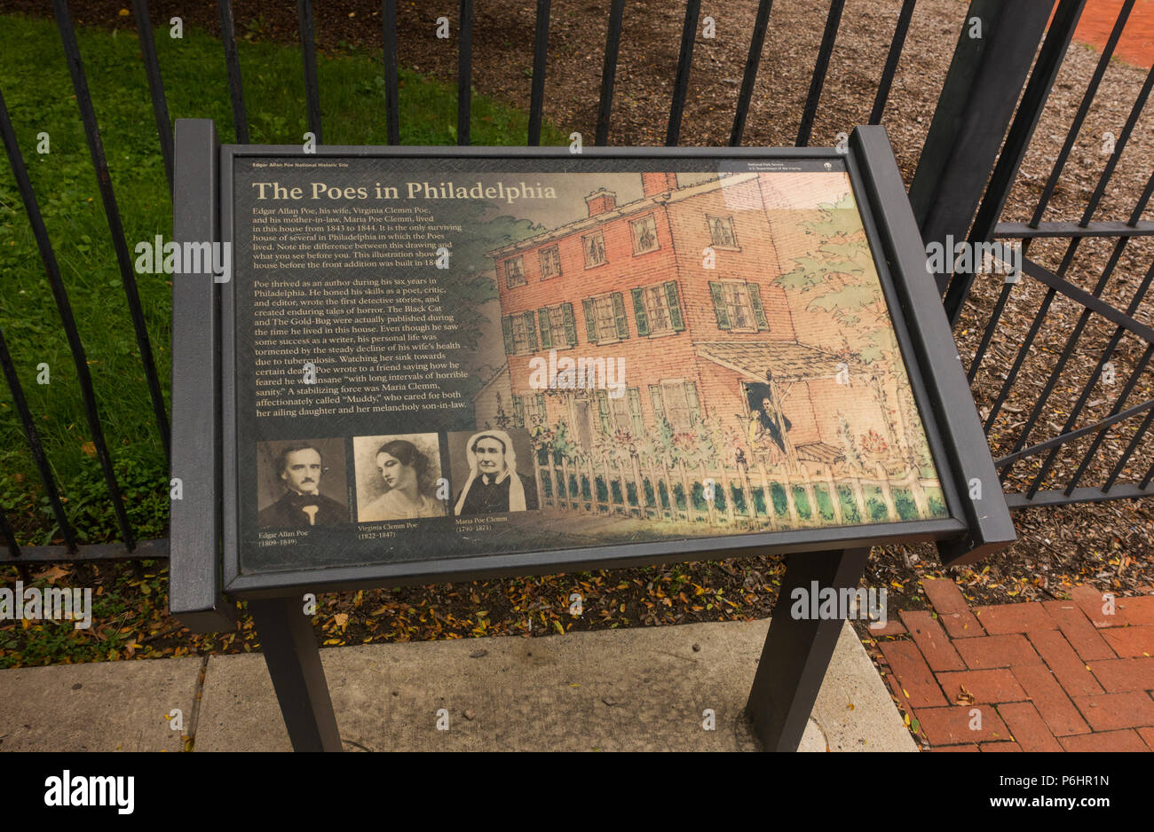 Edgar allan poe house museum hi-res stock photography and images - Alamy