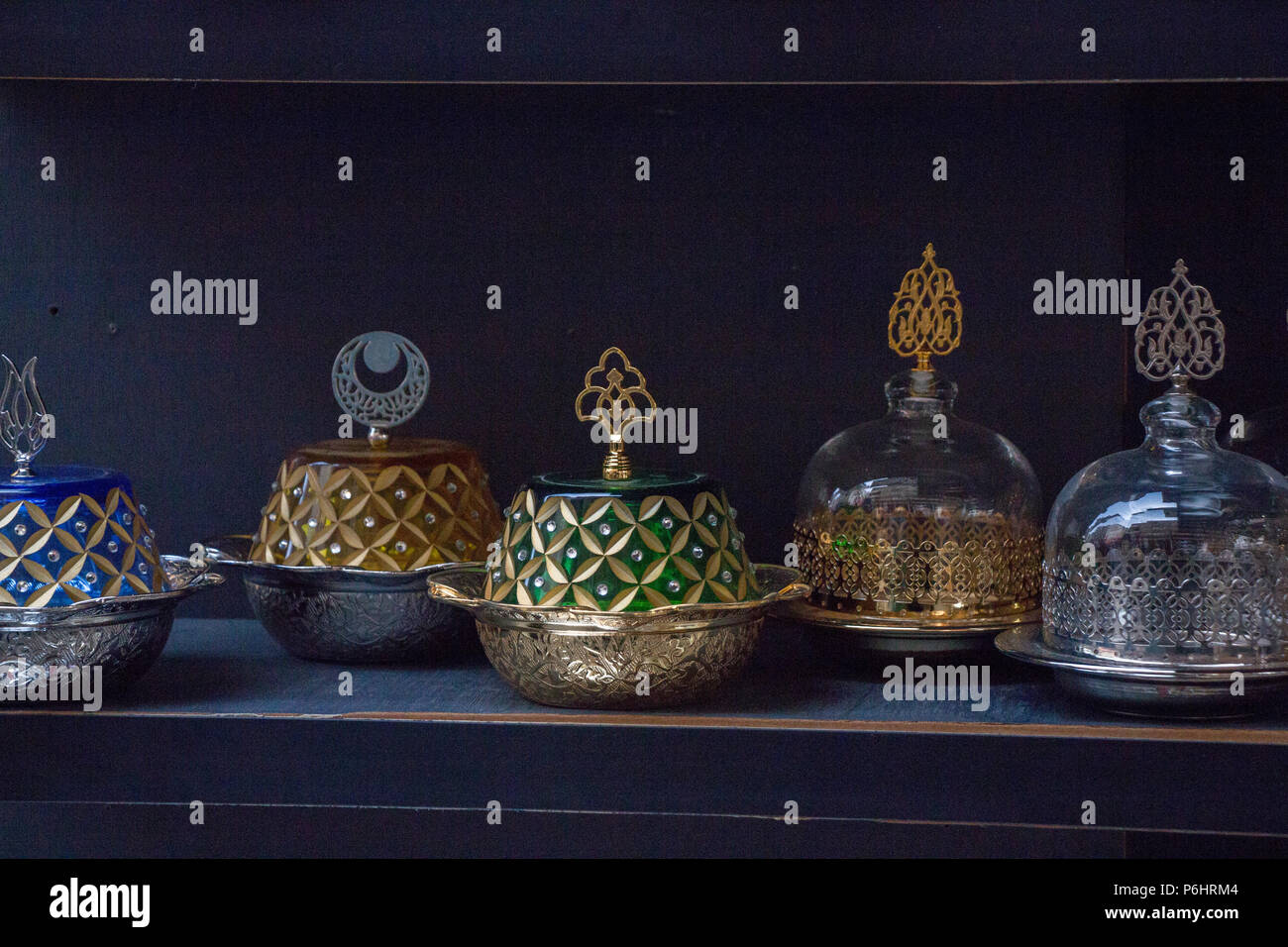 Ottoman Turkish antique kitchen utensils plate Stock Photo - Alamy