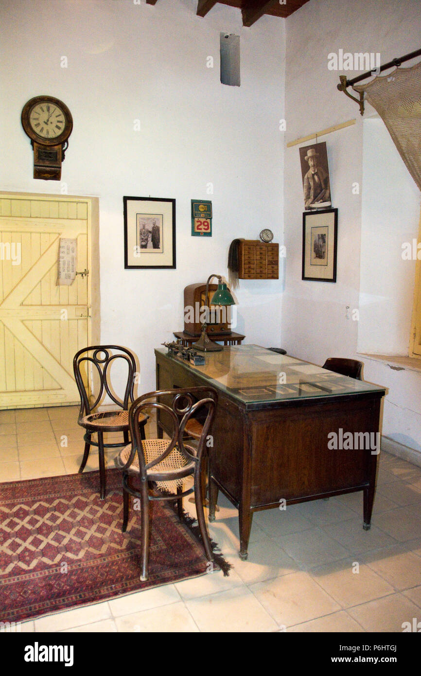 Office of Howard Carter, British archaeologist and Egyptologist who ...