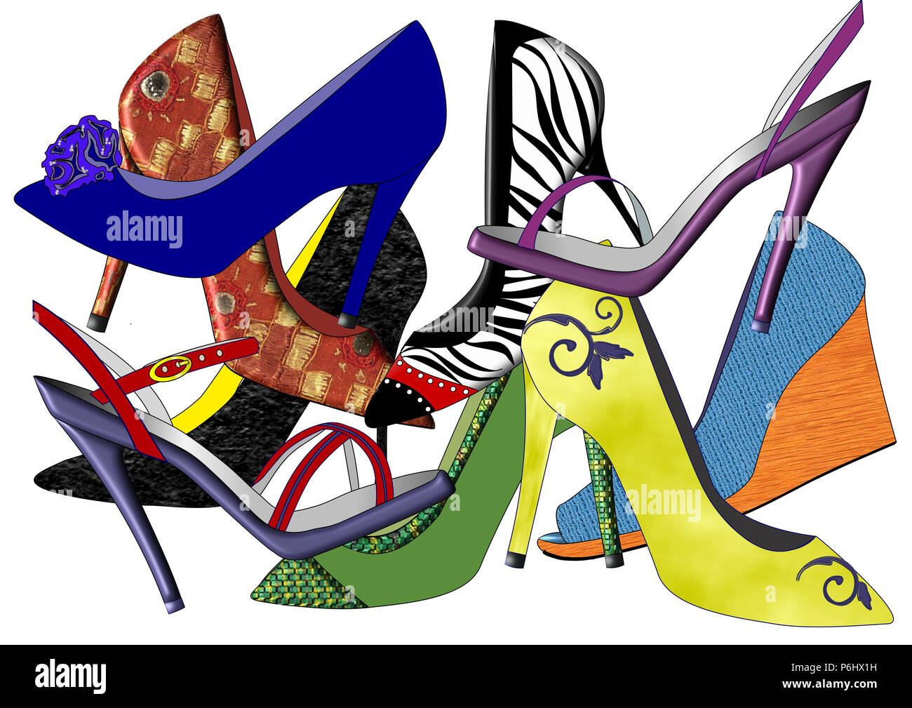 Open toed shoe hi-res stock photography and images - Alamy