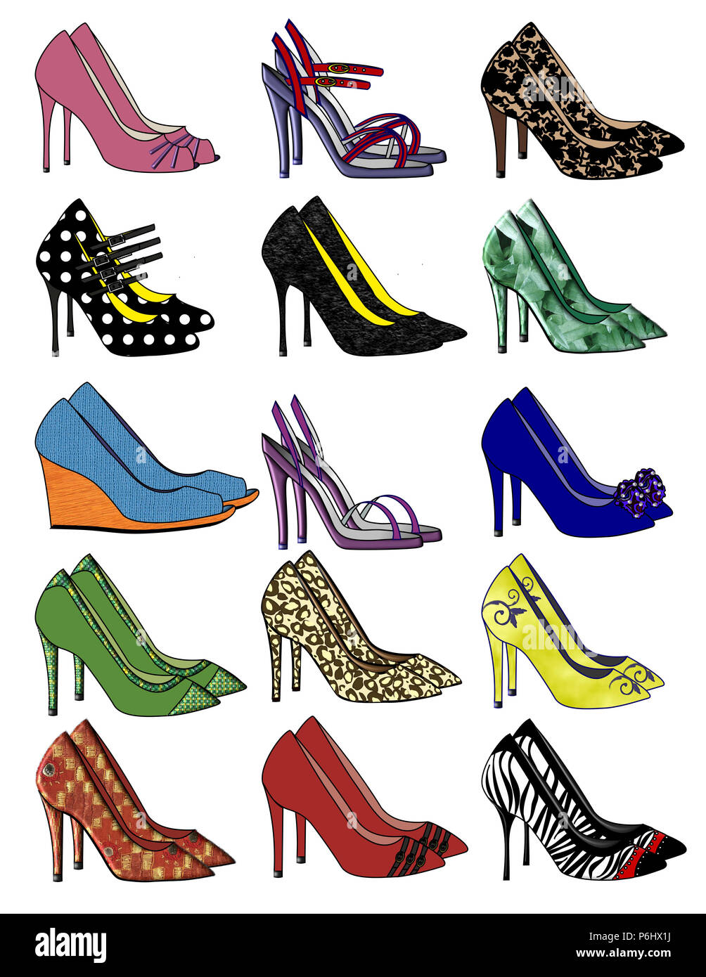 Shoe Collection II Stock Photo - Alamy