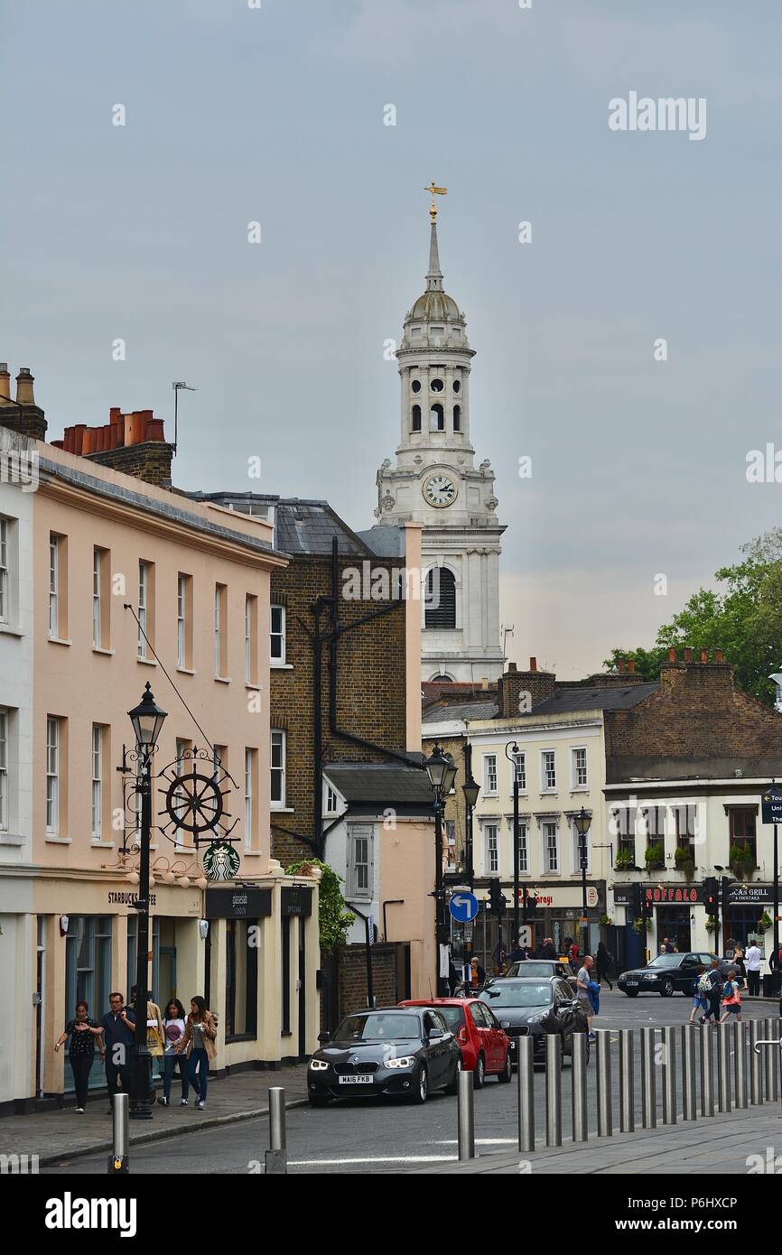 Sights around the Royal Borough of Greenwich, London, UK including the ...