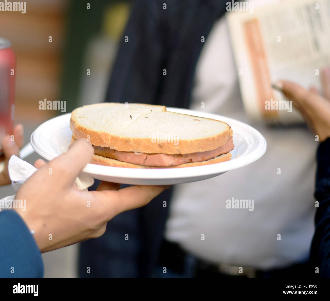 Meat sandwich on rye bread hi-res stock photography and images - Alamy