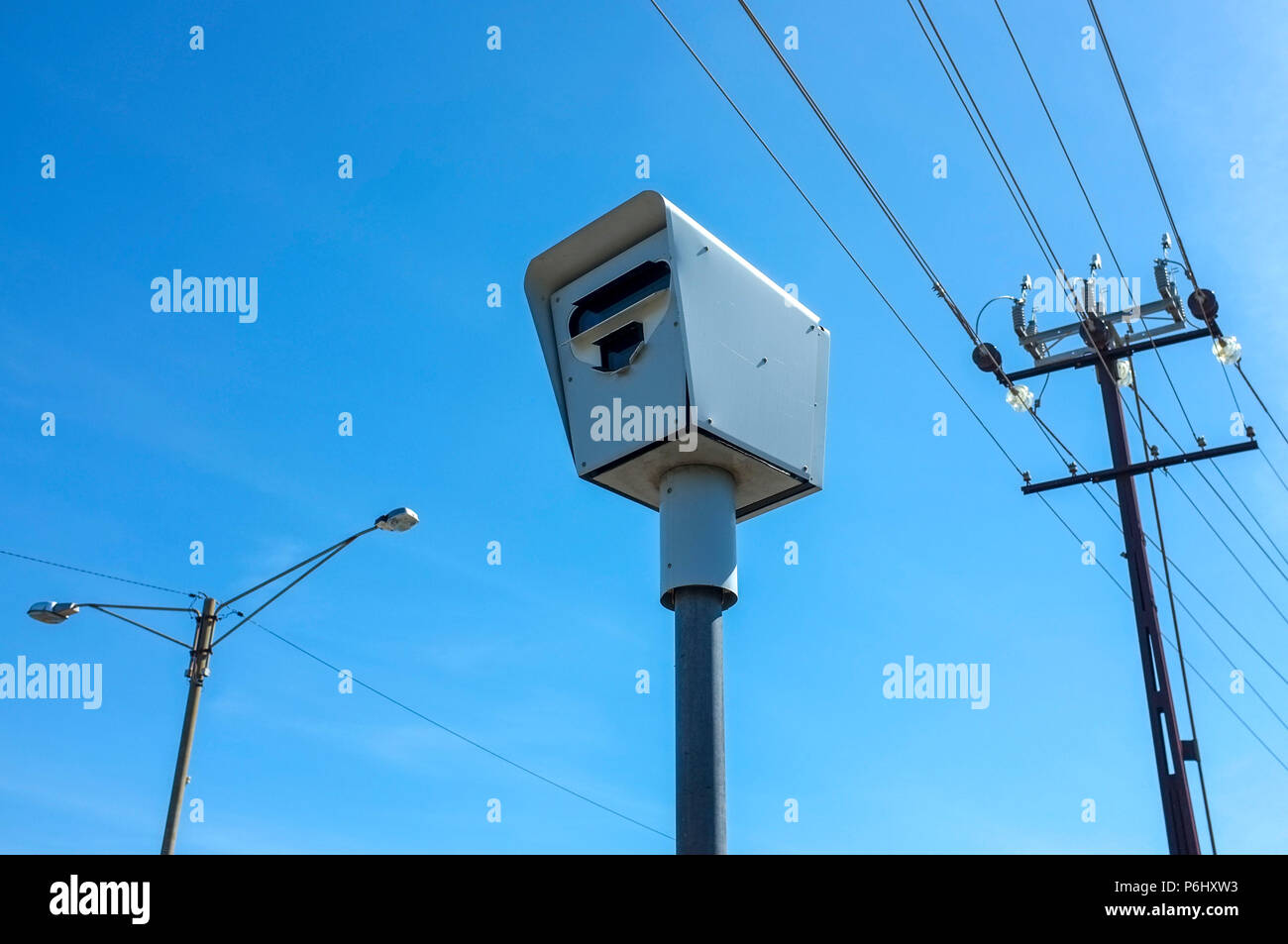Speed light camera Stock Photo - Alamy