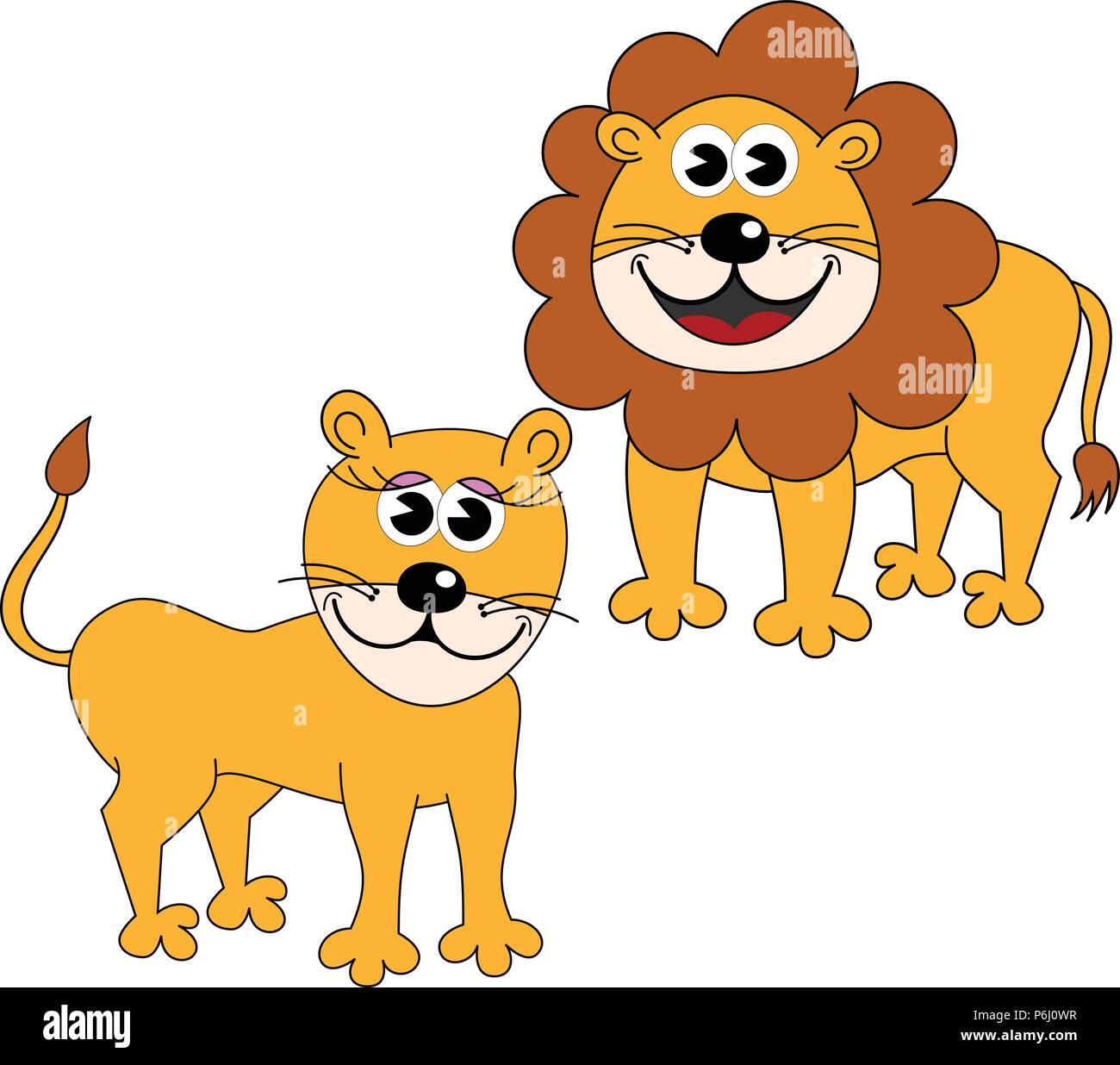Cartoon Male Lion Clip Art Lion Clipart Animal Clipart