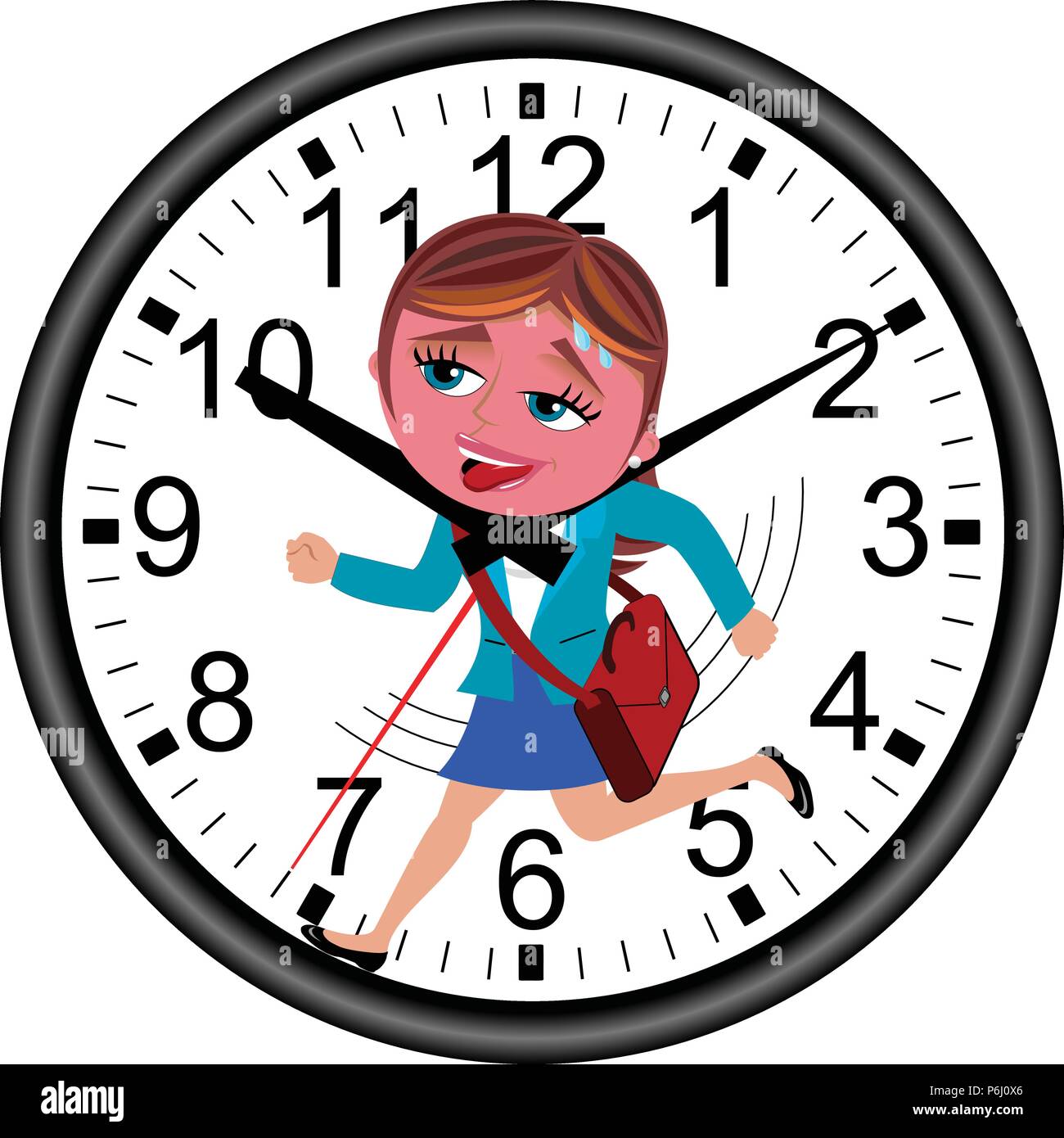 Getting strangled Stock Vector Images - Alamy