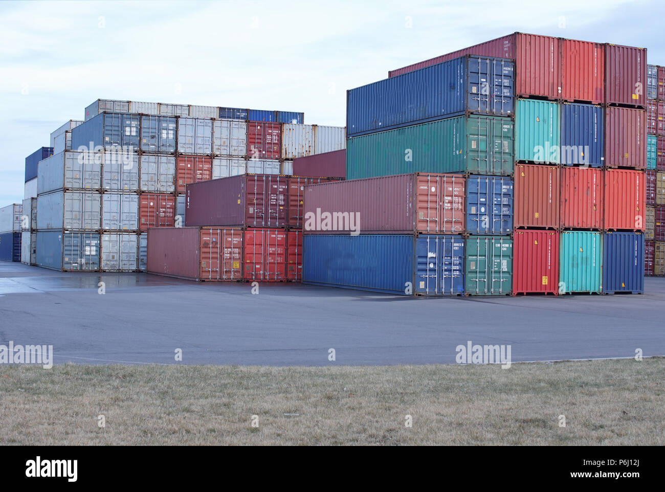 Cargo Containers Singapore High Resolution Stock Photography and Images ...