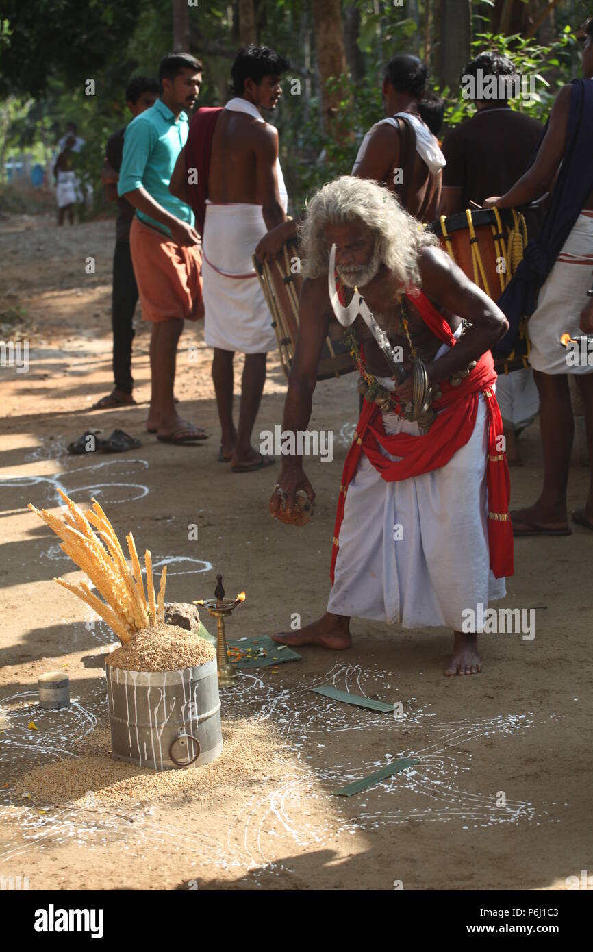 para eduppu is a custom popular in kerala bhagavathi temples ...