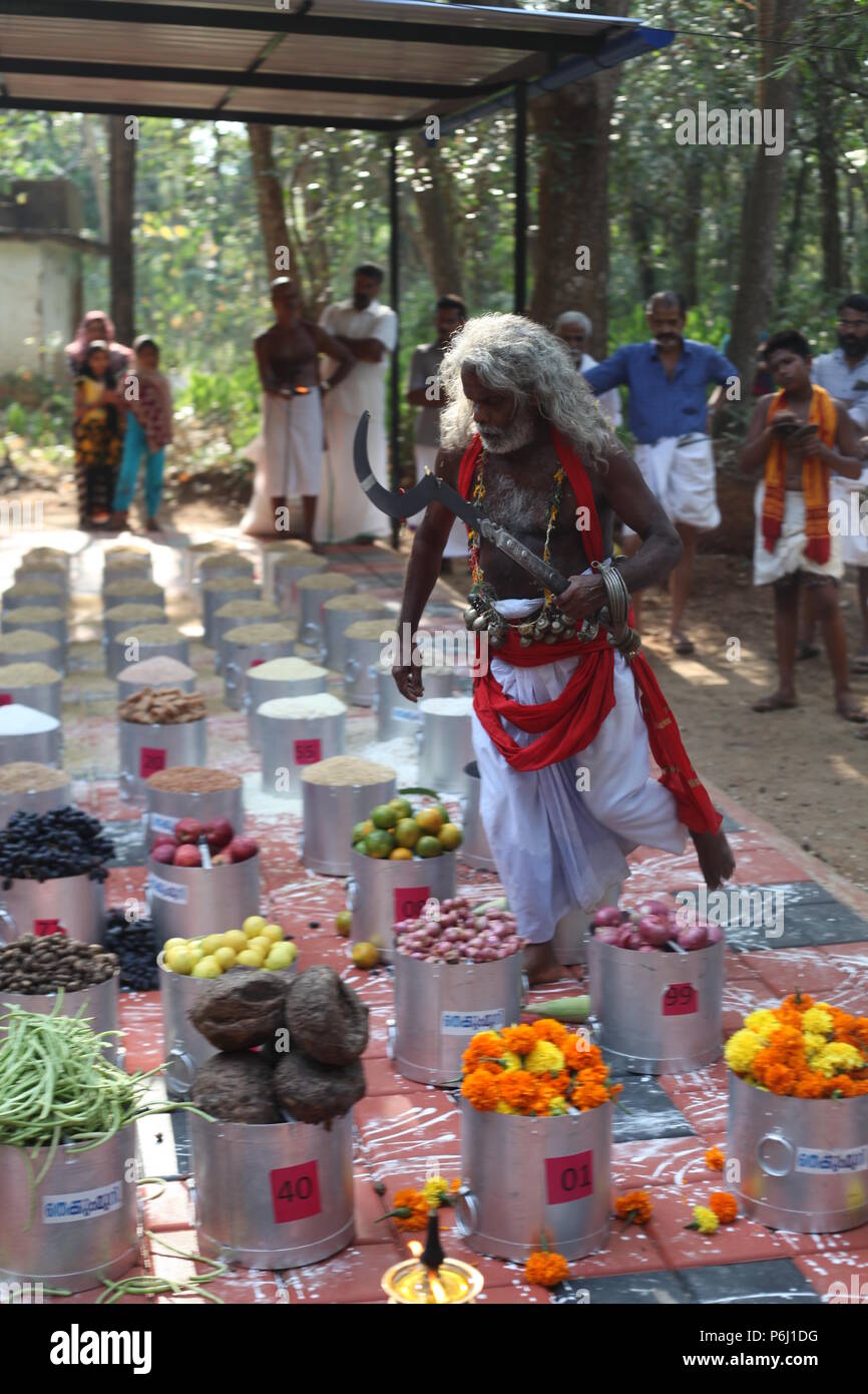 para eduppu is a custom popular in kerala bhagavathi temples ...