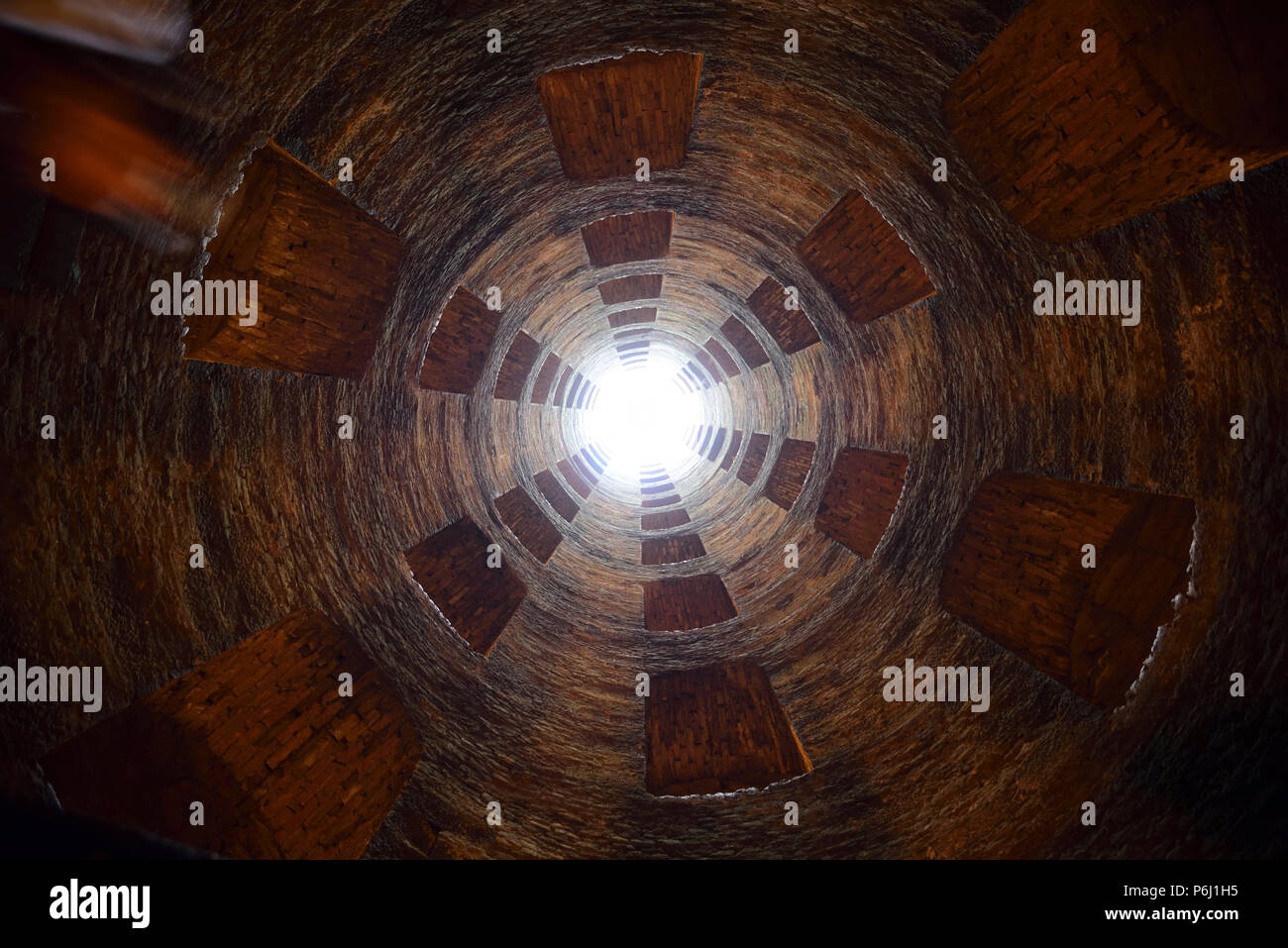 St. Patrick's well, Orvieto, Italy. Historic well. Great engineering ...